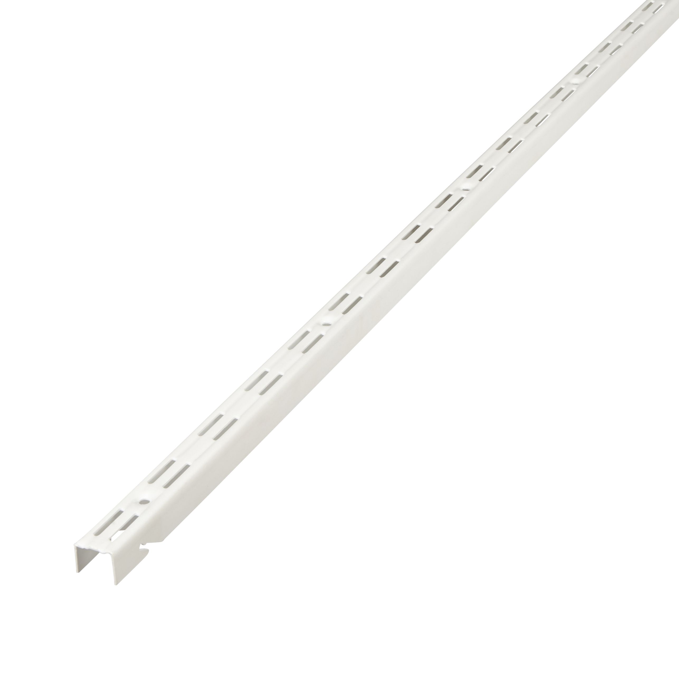 Form Poppit White Twin slot upright (L)500mm (W)25.5mm | DIY at B&Q