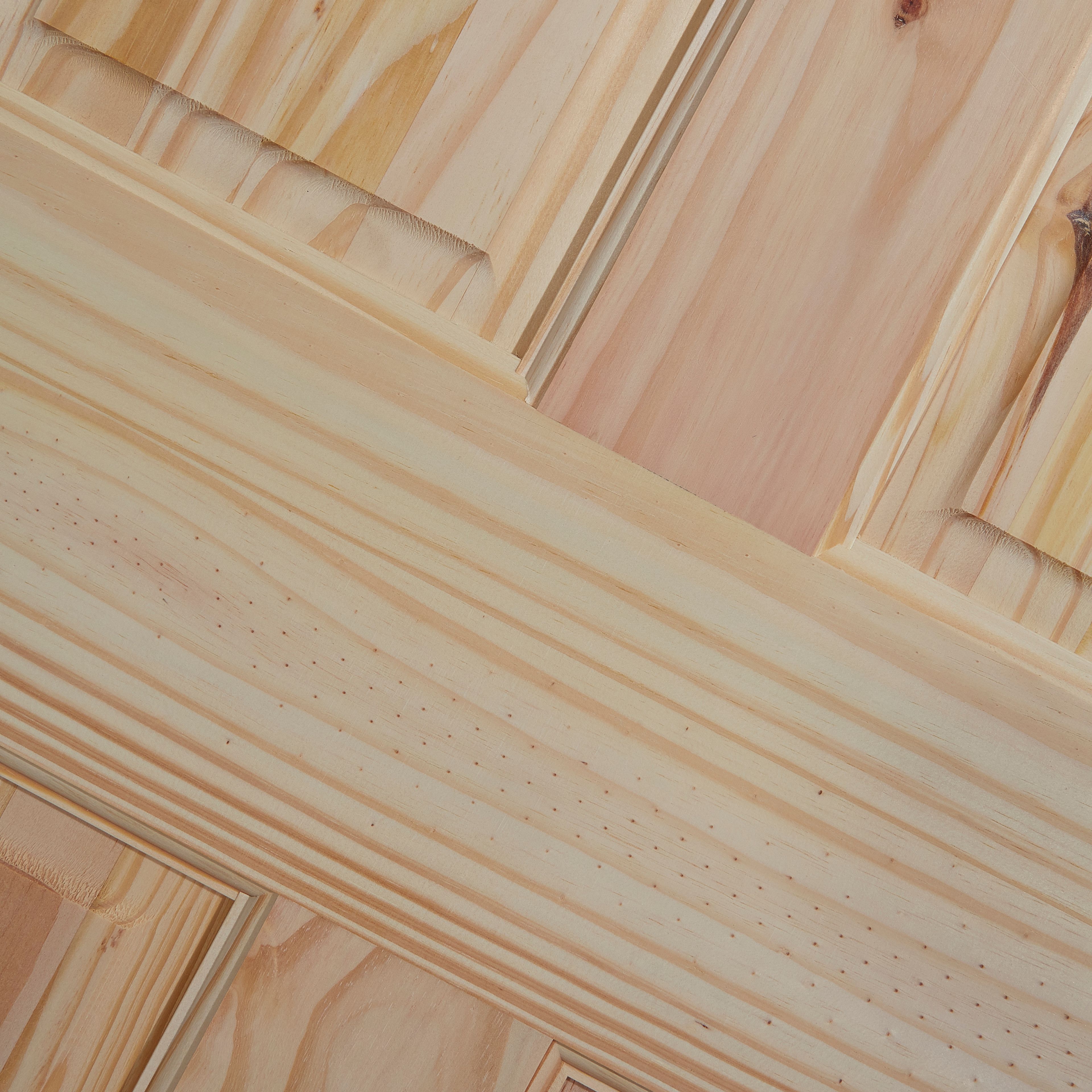 Fortia 6 panel Unglazed Victorian Natural Pine veneer Internal Timber ...