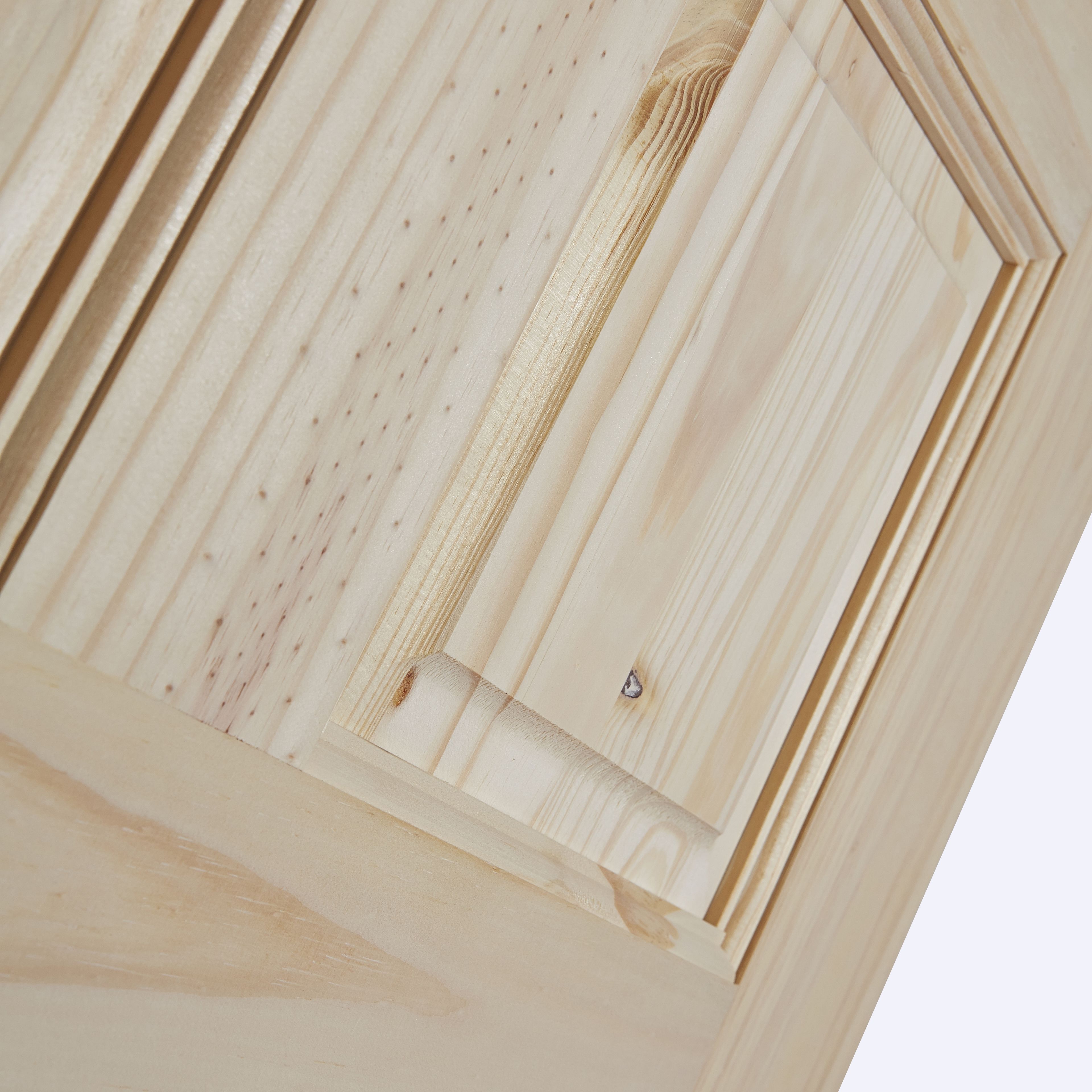 Fortia 6 panel Unglazed Victorian Natural Pine veneer Internal Timber ...