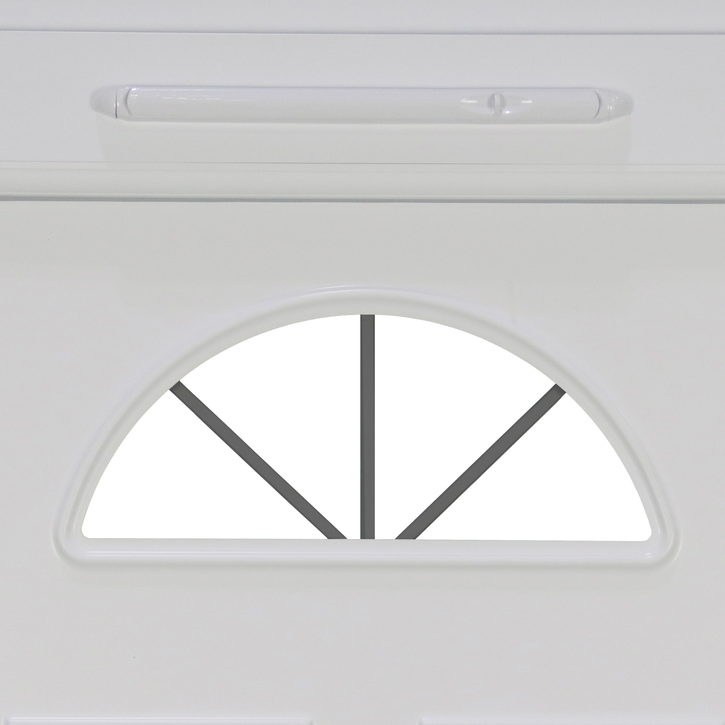 Fortia Lorne Flat Clear Glazed Anthracite LH External Front Door set ...