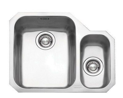 Franke Ariane Stainless steel 1.5 Bowl Sink x 597.5mm | DIY at B&Q