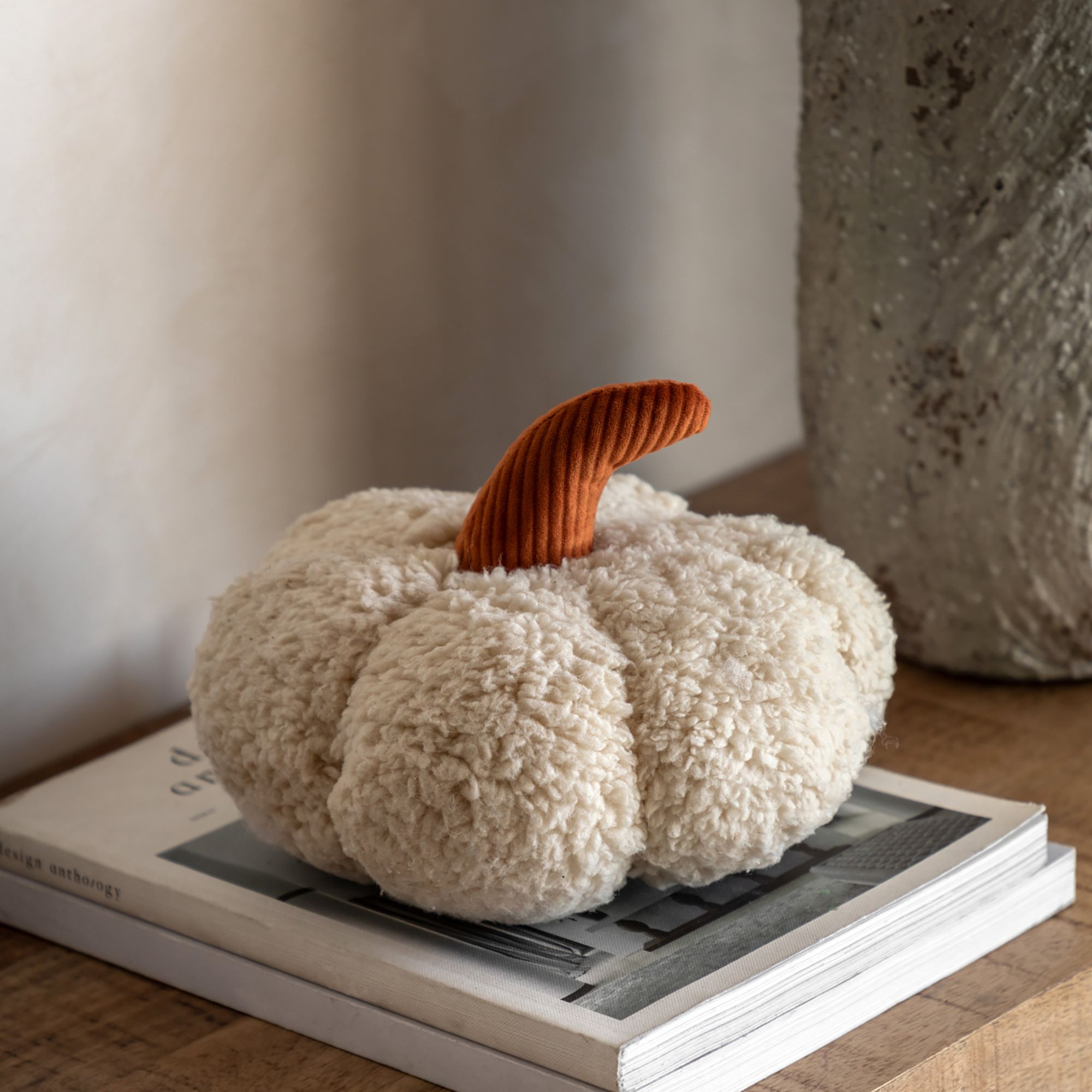 Gallery™ Boucle Cream & Orange Decorative door stop