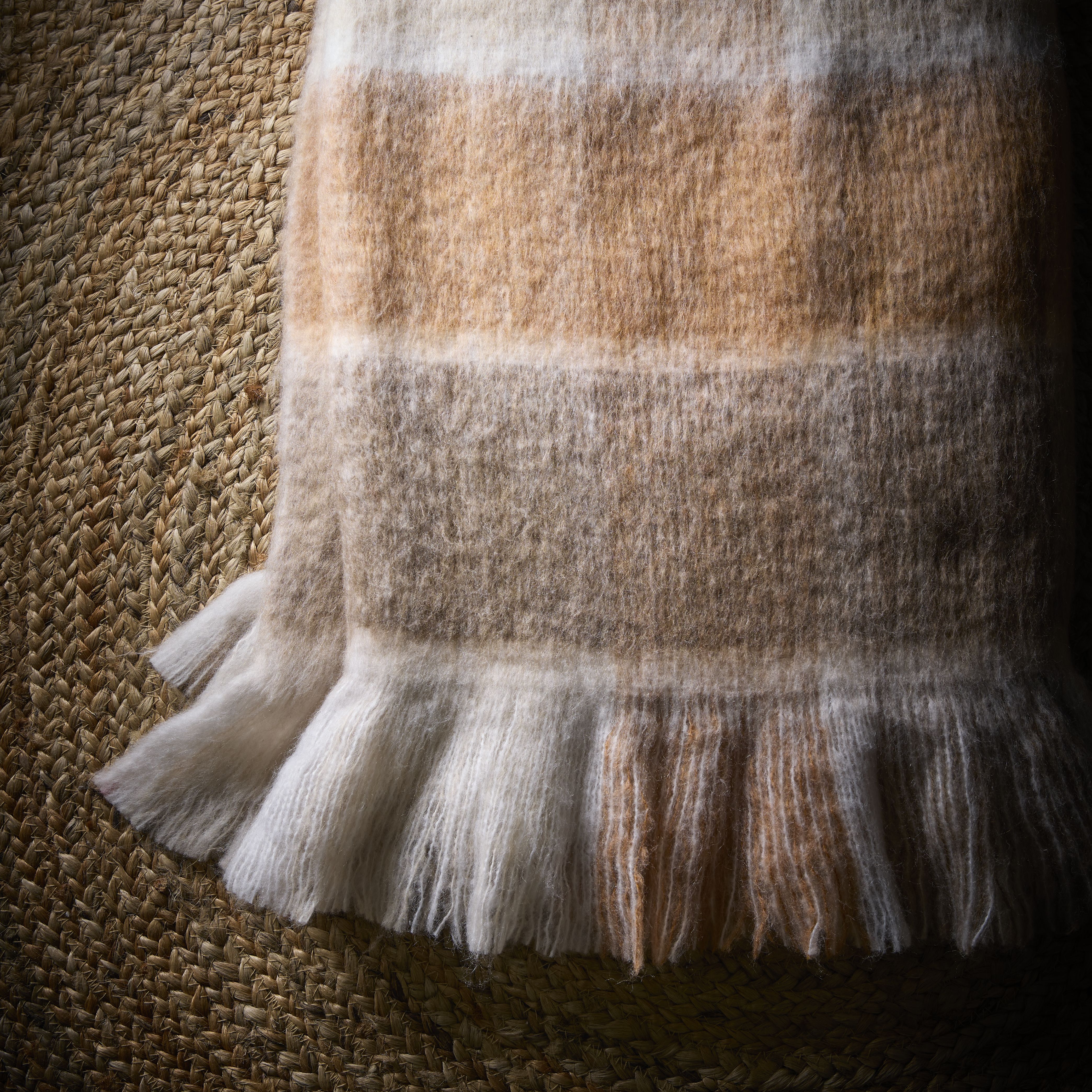 Gallery™ Multicoloured Woven Checked Throw (L) 170cm x (W) 130cm