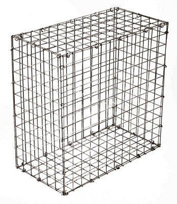 Galvanised Gabion kit, (H)60cm (W)0.6m | DIY at B&Q