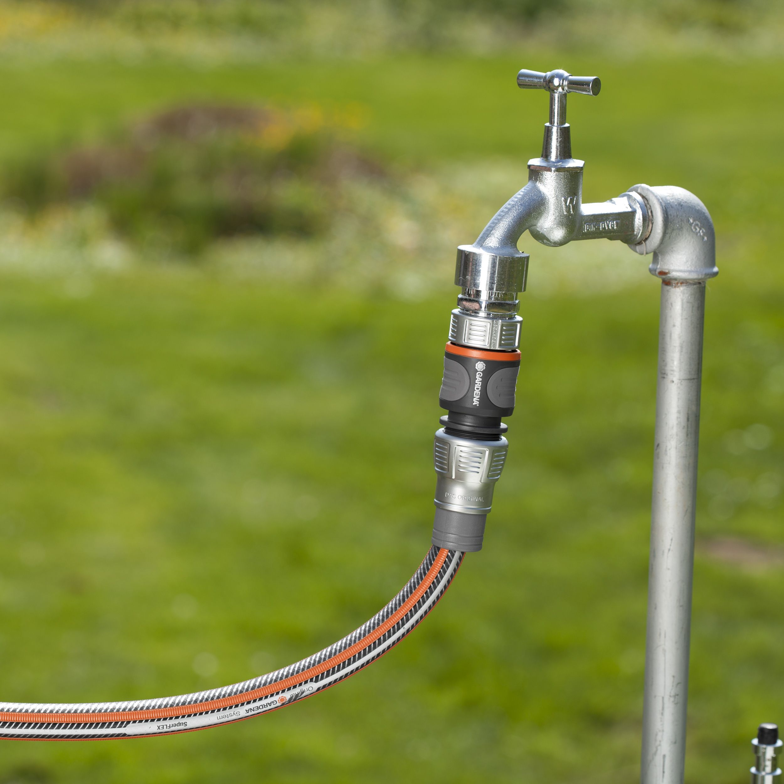 Gardena Premium Round Female/male Hose pipe connector 13mm