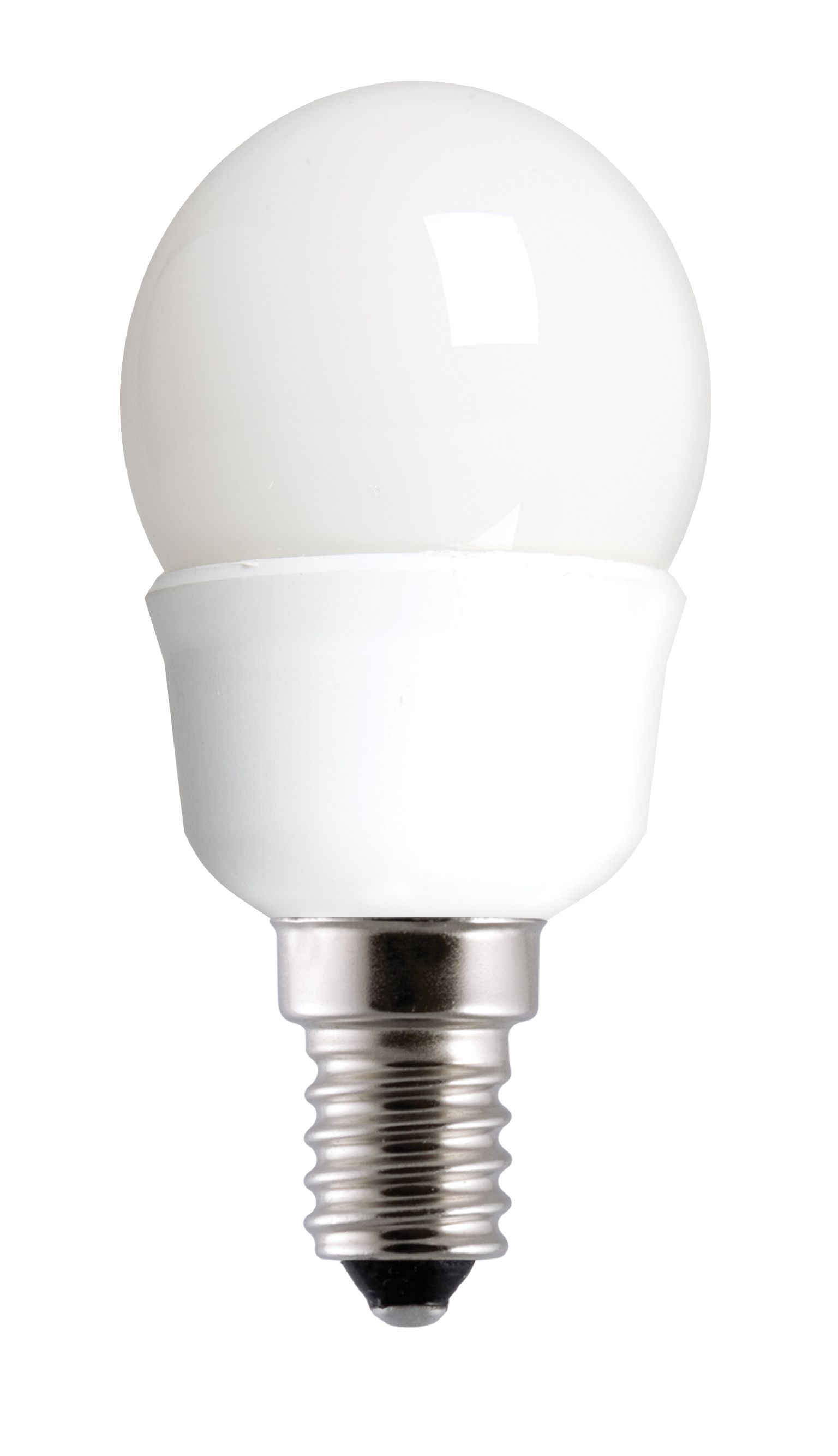 GE E27 7W 286lm Warm white Fluorescent Light bulb
