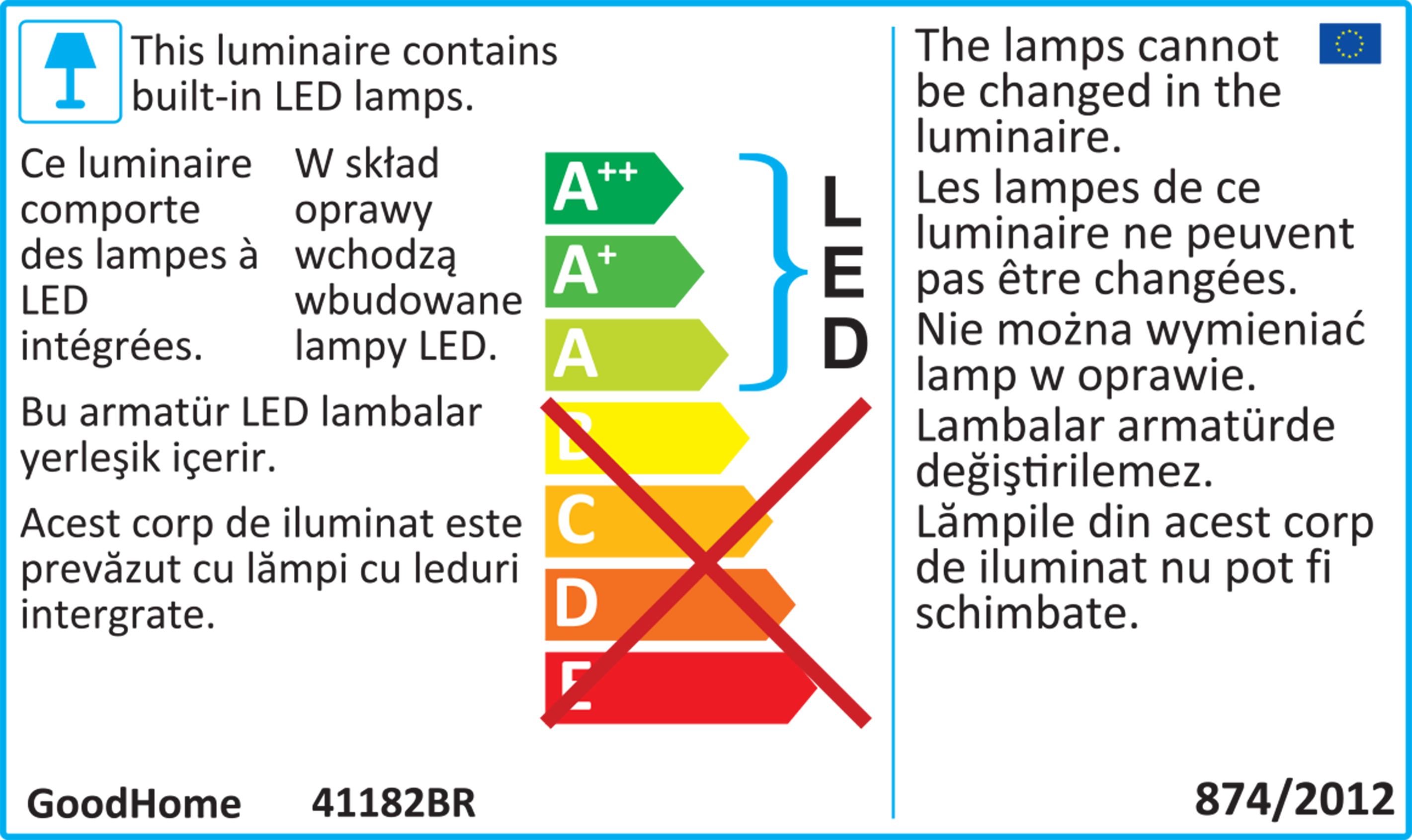Giausar Gold effect Wall light | DIY at B&Q