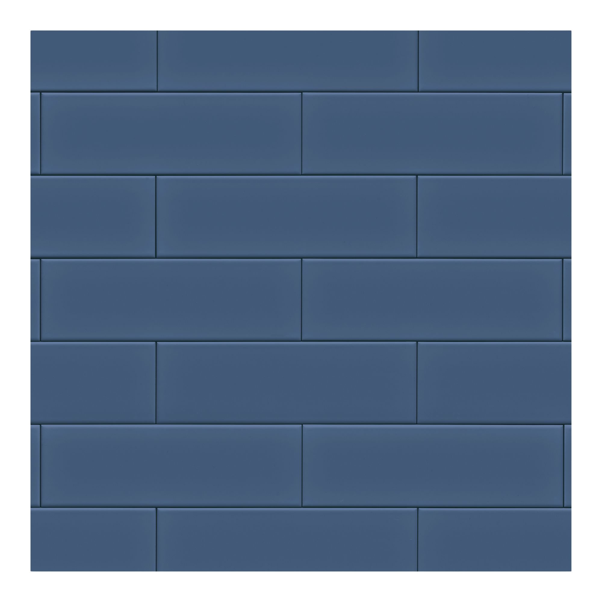 Glina Blue Mirage Matt Ceramic Indoor Wall Tile, Pack of 27, (L)300mm ...