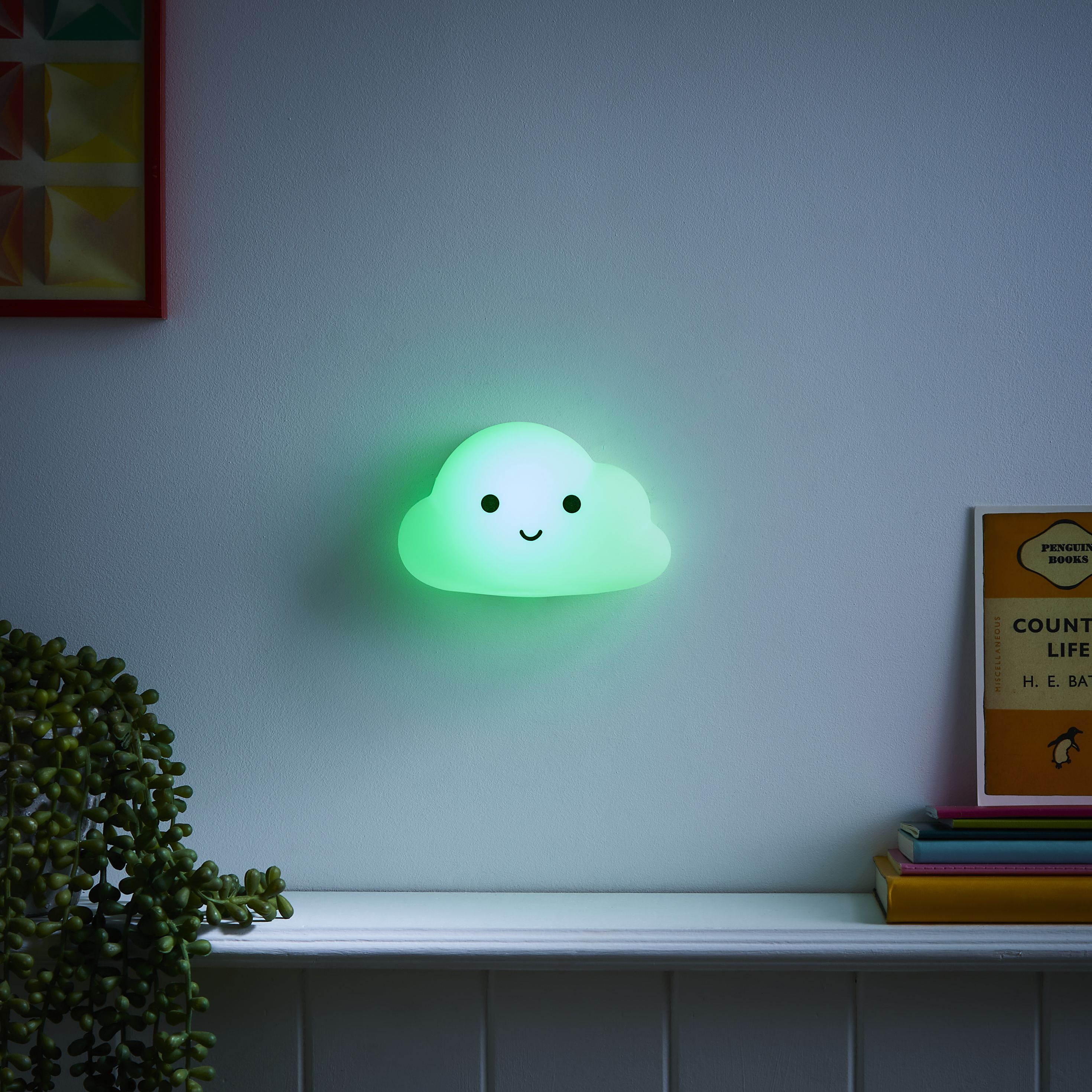 Glow Lumi Multicoloured Cloud Integrated LED Night light