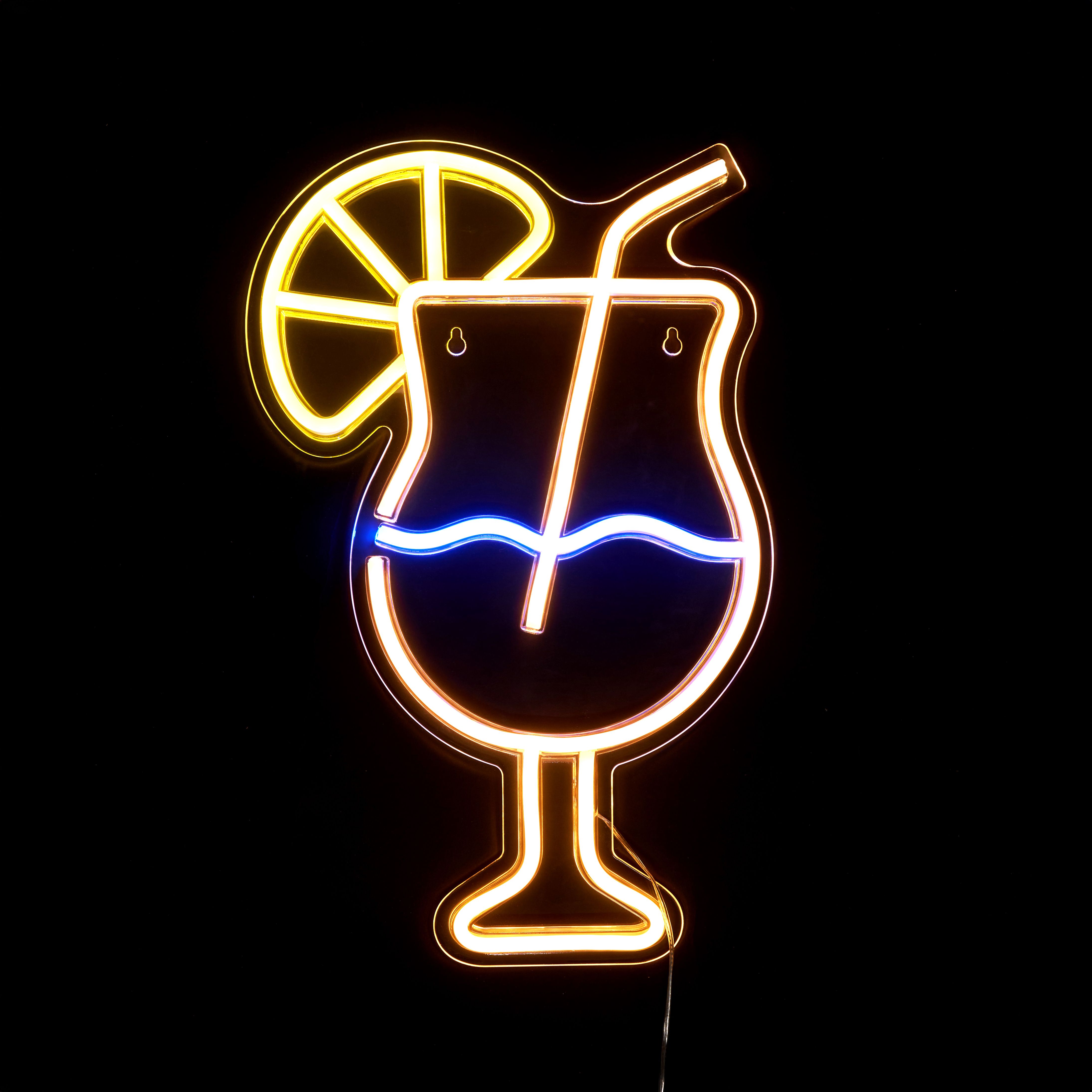 Glow Neon Multicoloured Cocktail Decorative light