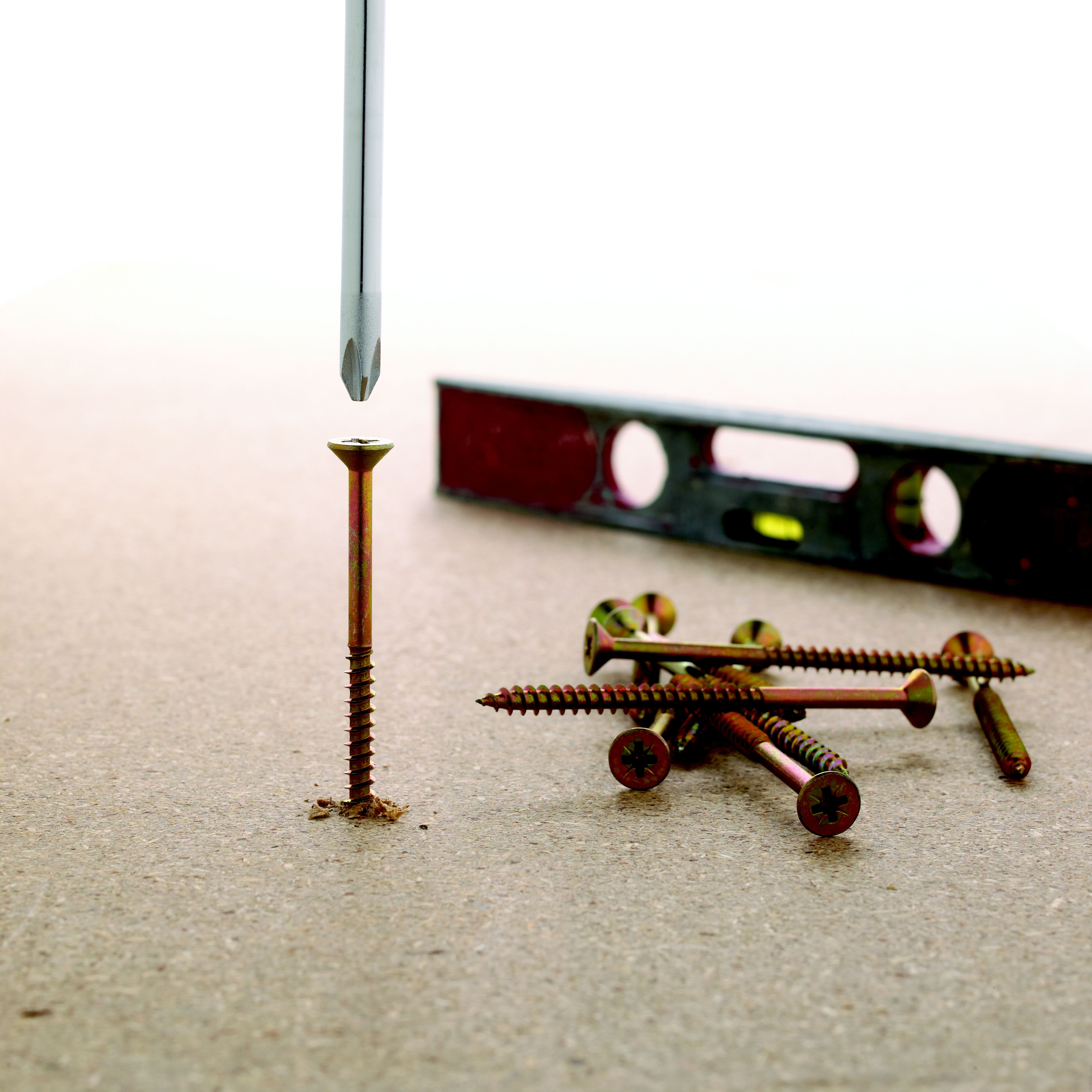 Goldscrew PZ Double-countersunk Yellow-passivated Carbon steel Screw ...