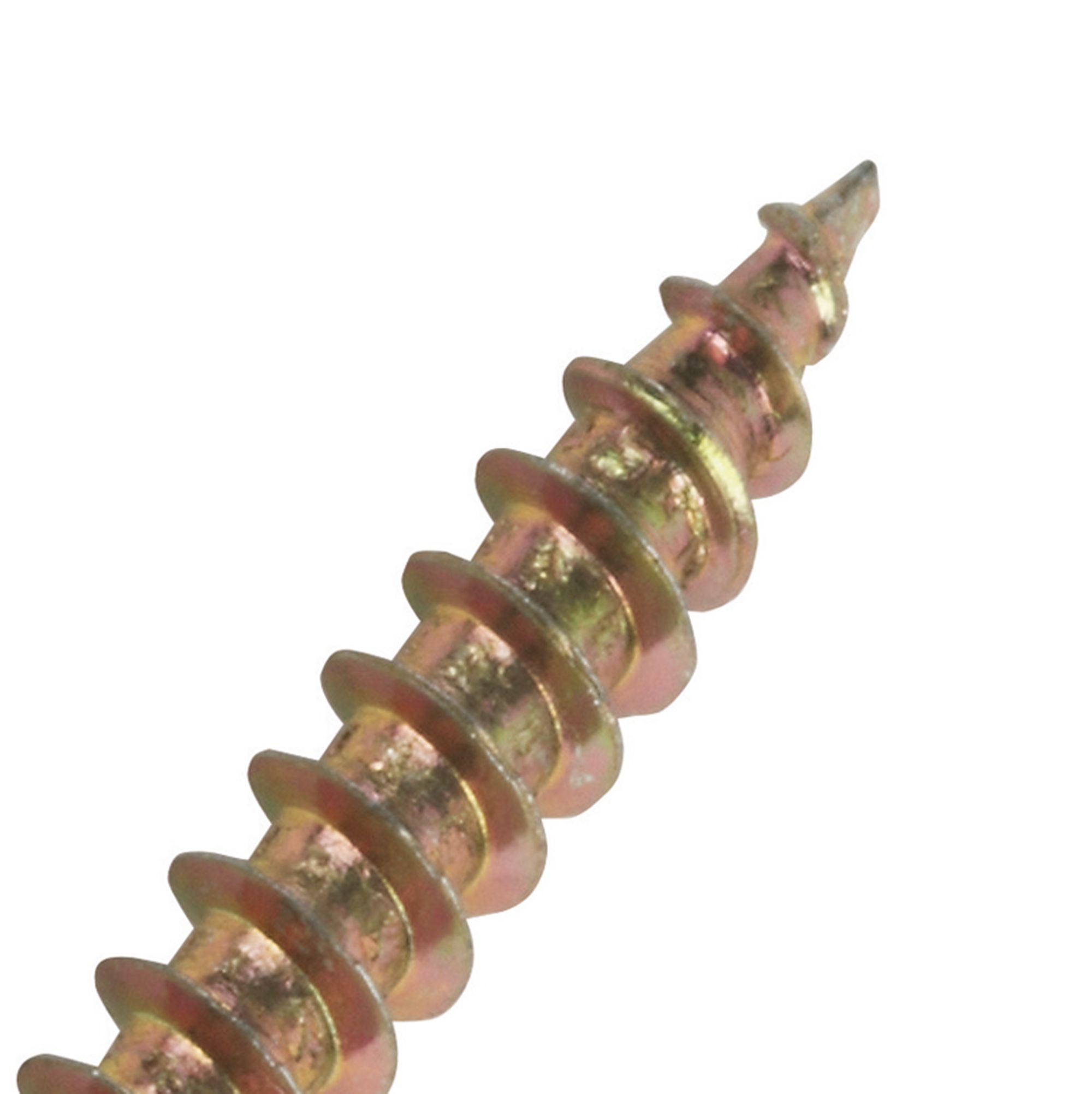 GOLDSCREW PZ FLAT COUNTERSUNK YELLOW-PASSIVATED CARBON STEEL SCREW (DIA ...