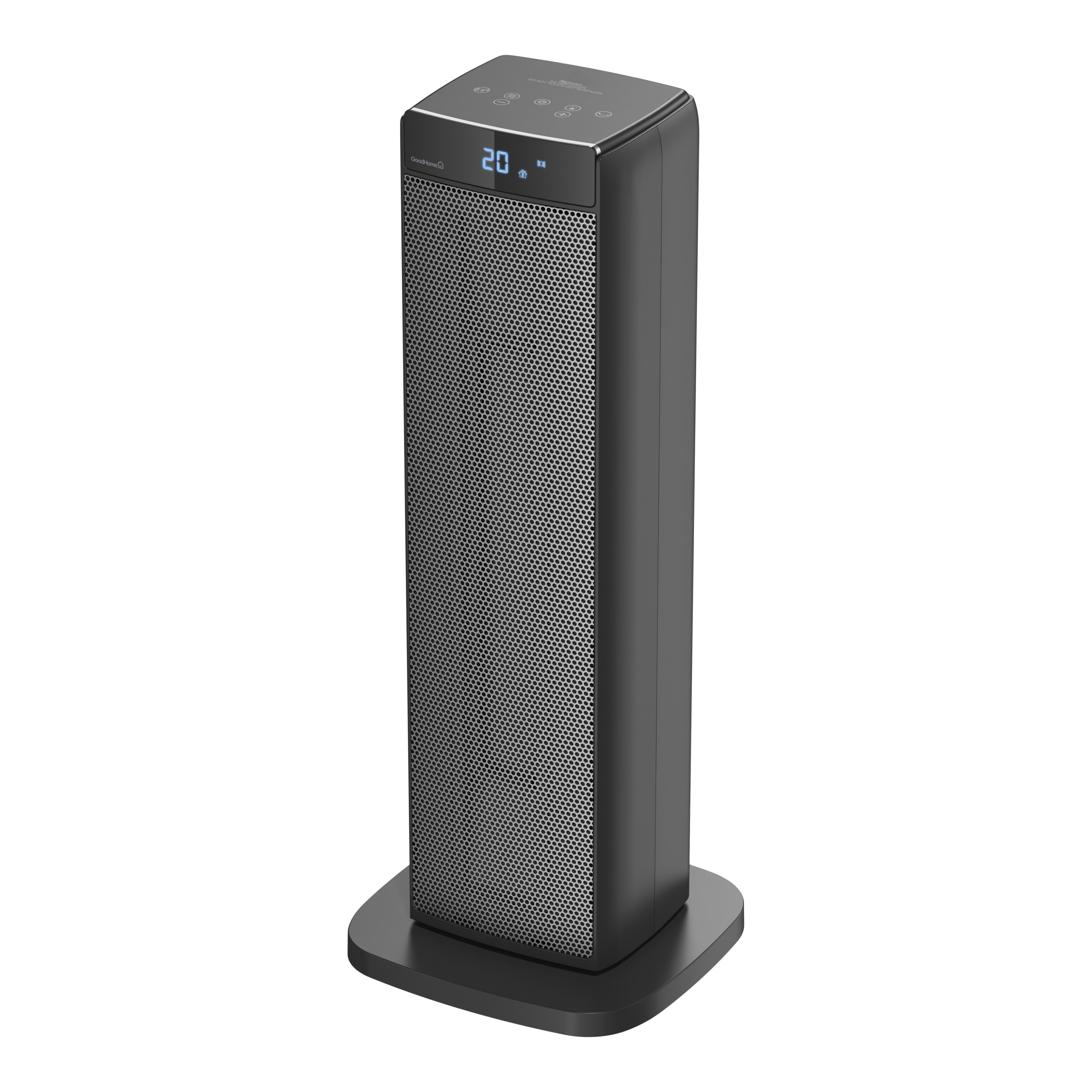 GoodHome 2.5W Black Fan heater