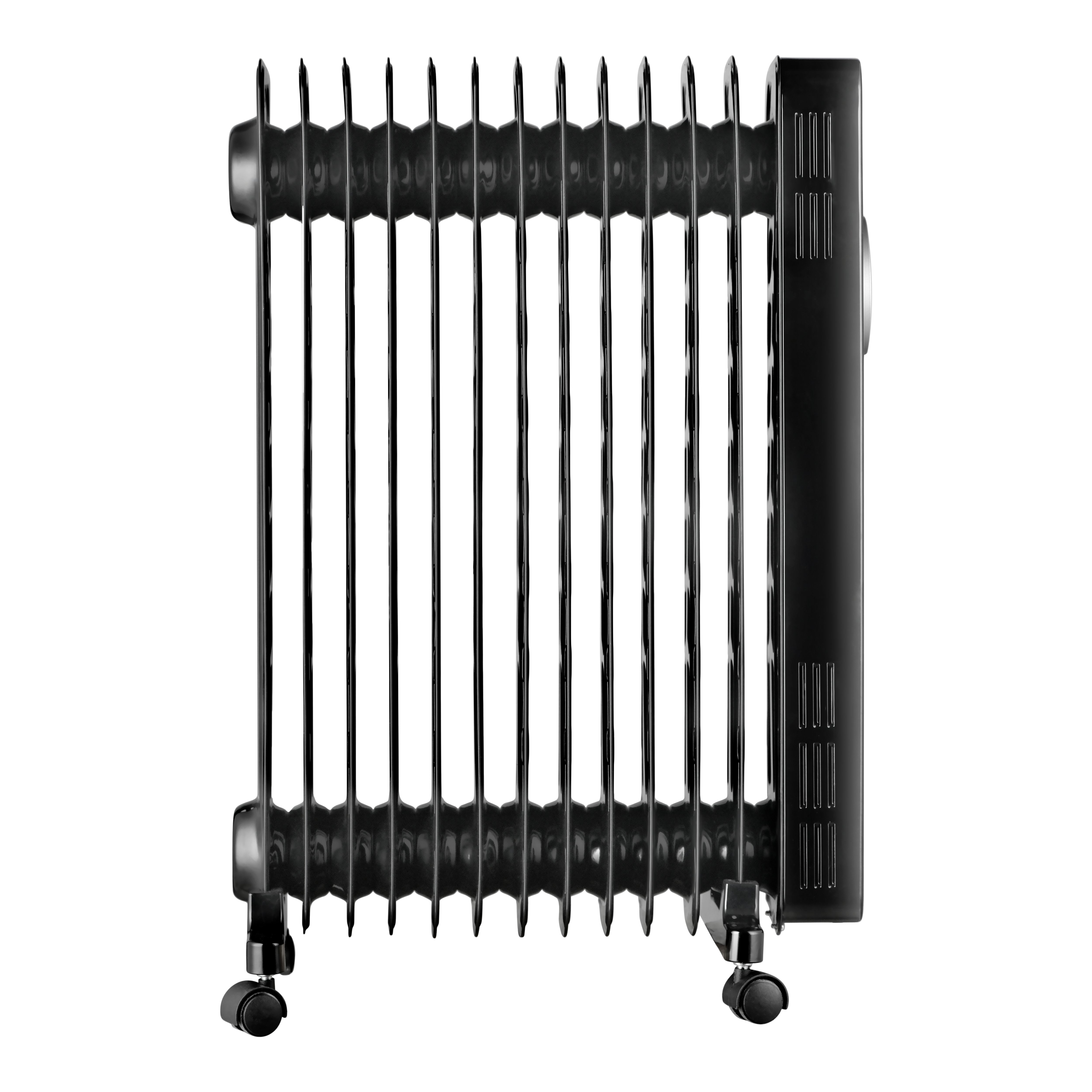 GoodHome 2.5W Black Oil-filled radiator