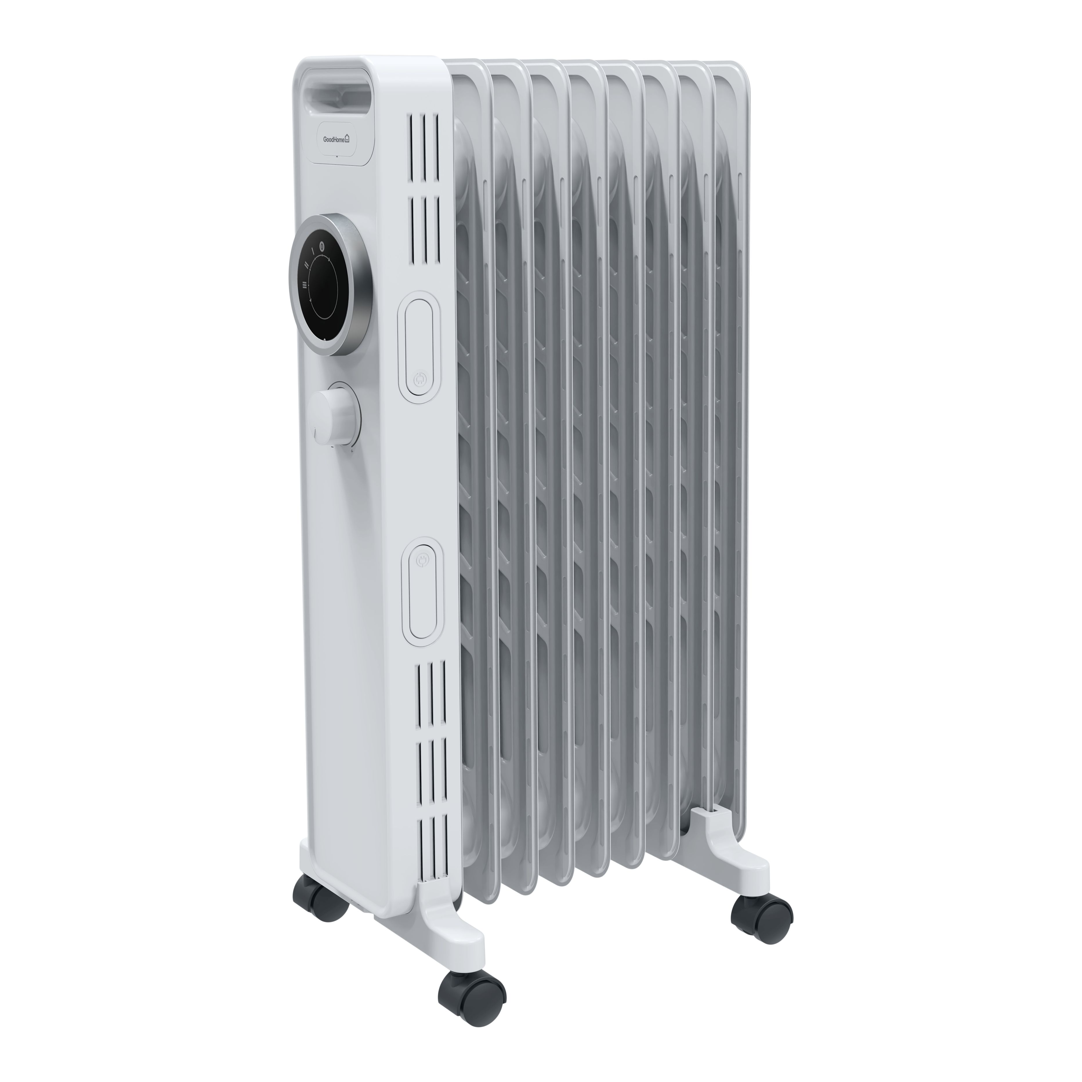 GoodHome 2000W White Oil-filled radiator | DIY at B&Q