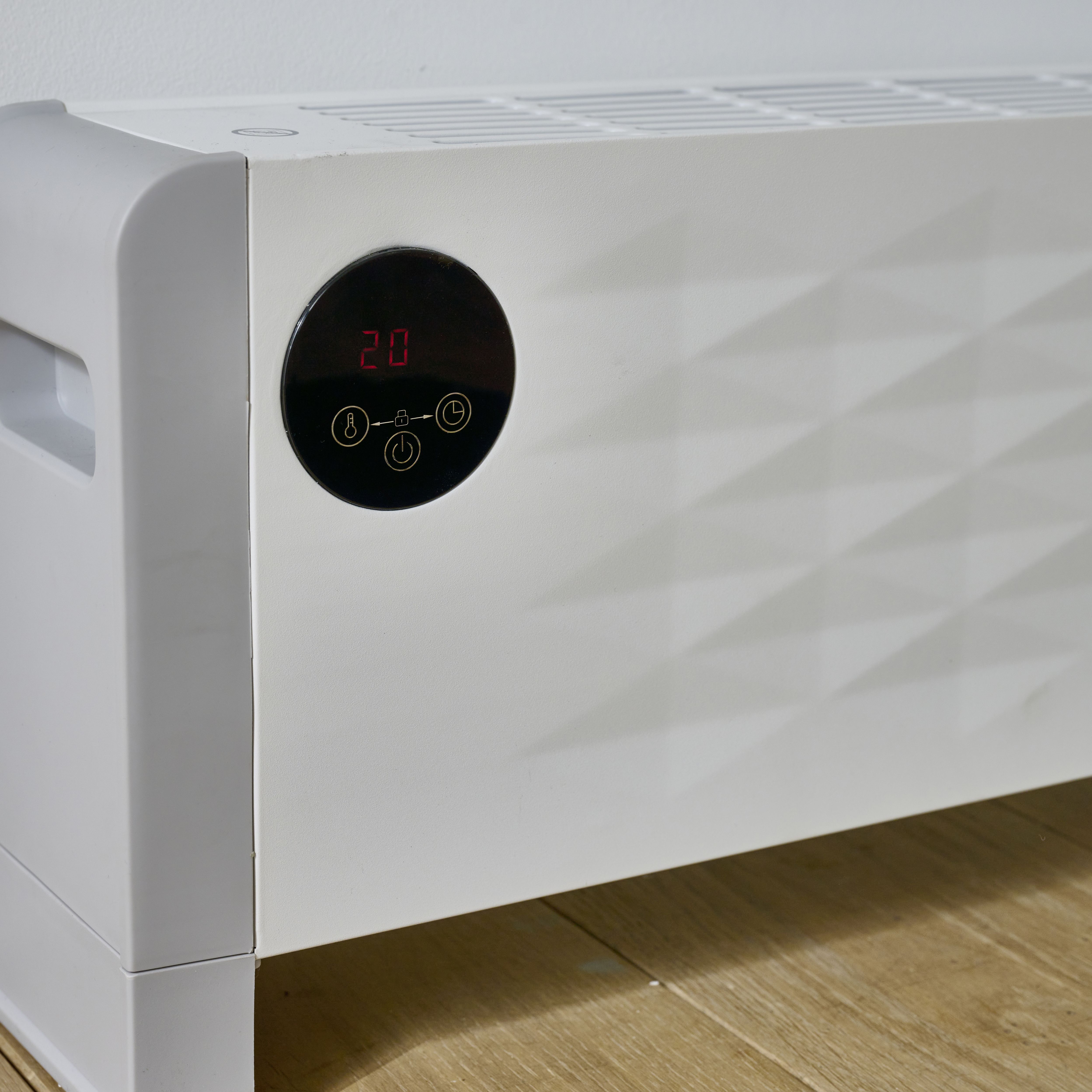 GoodHome 2200W White & grey Convector heater With timer function