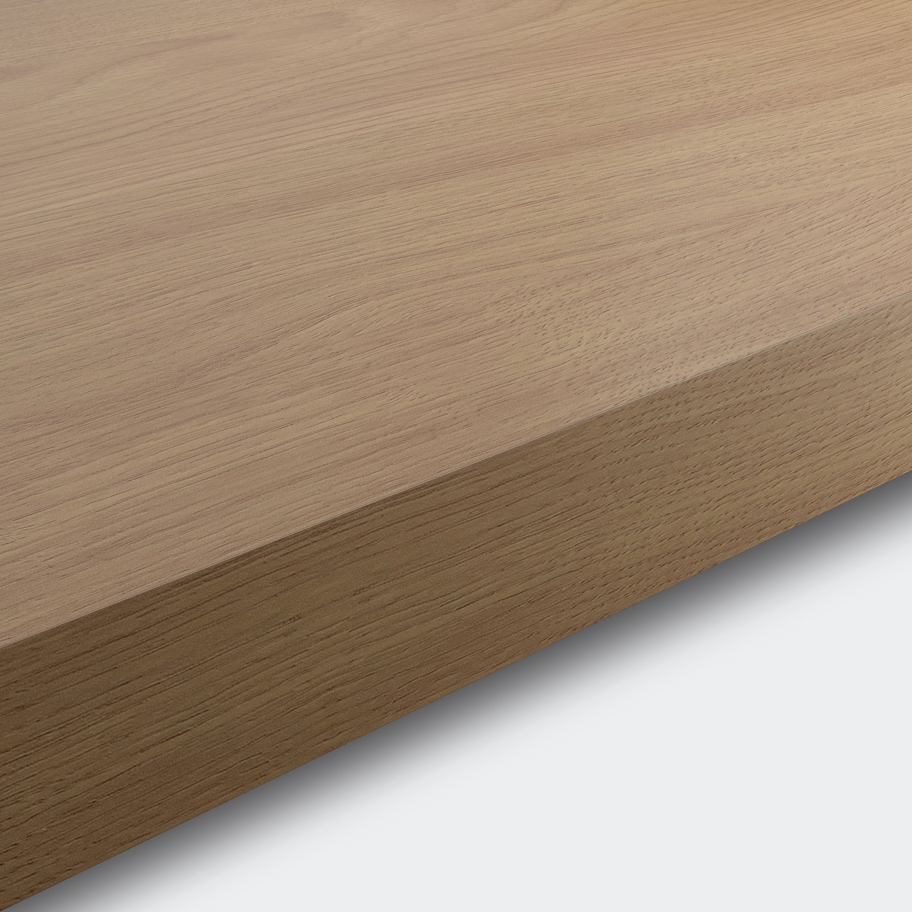 GoodHome 38mm Kala Matt Brown Oak effect Laminate & particle board ...