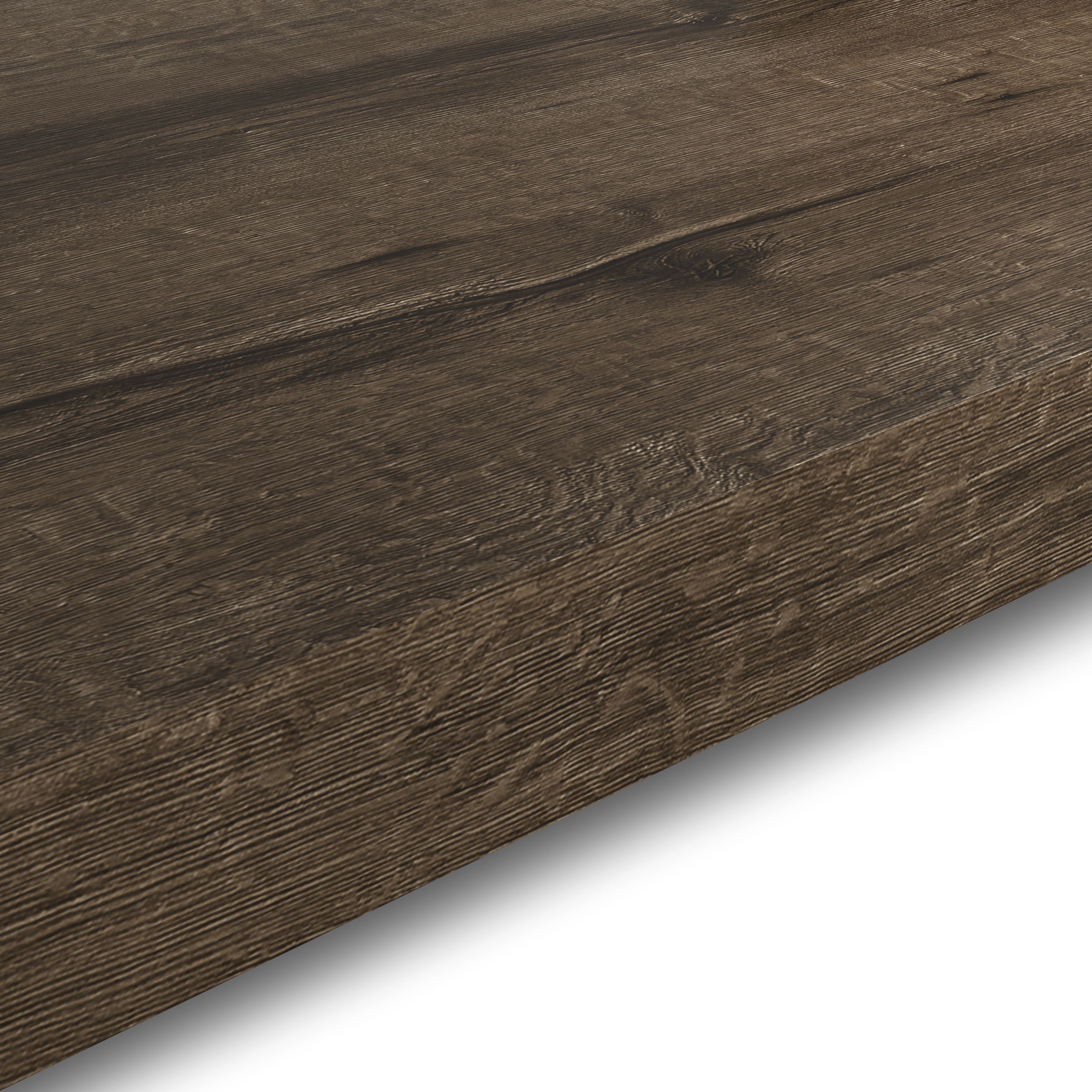 GoodHome 38mm Kala Matt Rustic wood effect Laminate & particle board ...