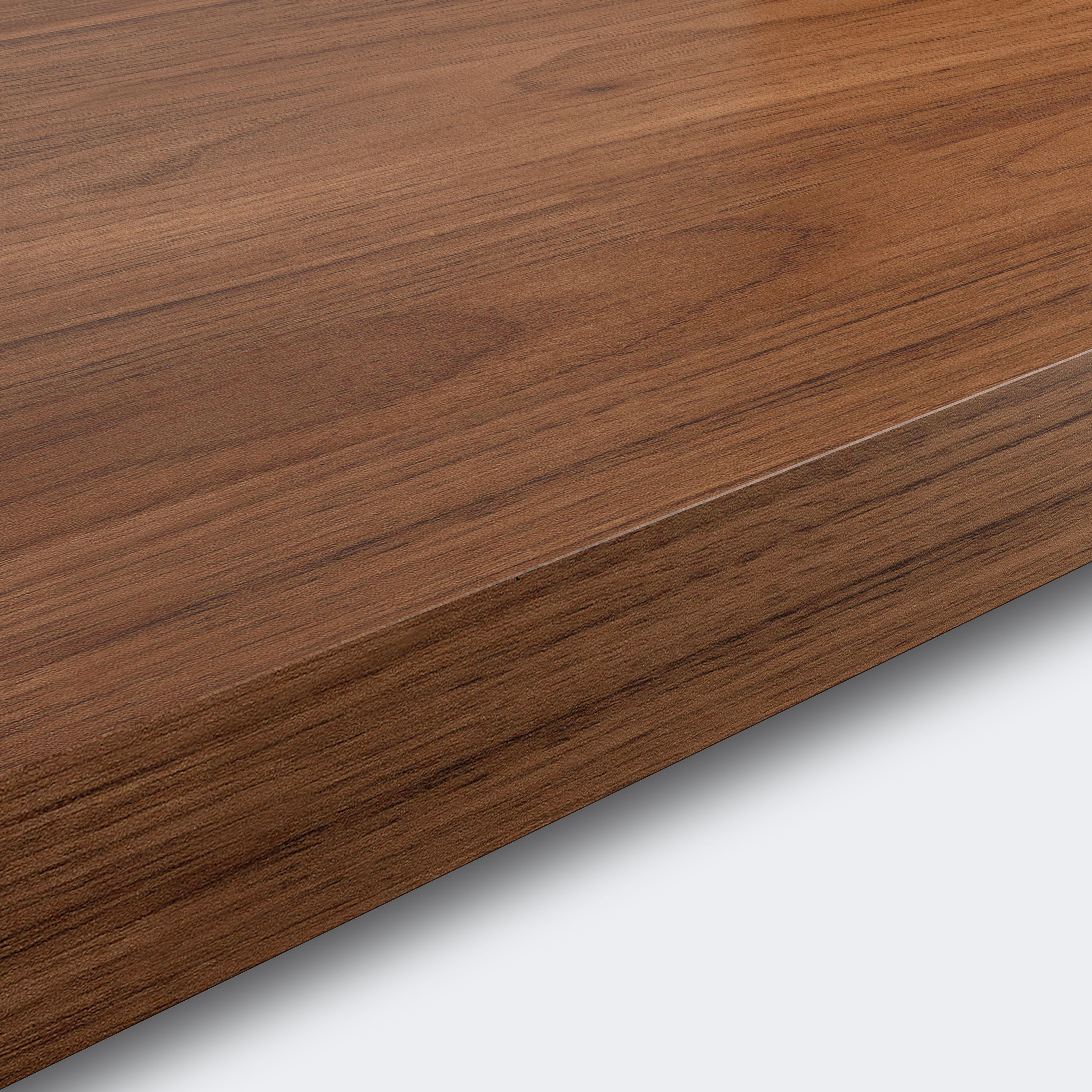 GoodHome 38mm Kala Matt Wood effect Laminate & particle board Square ...