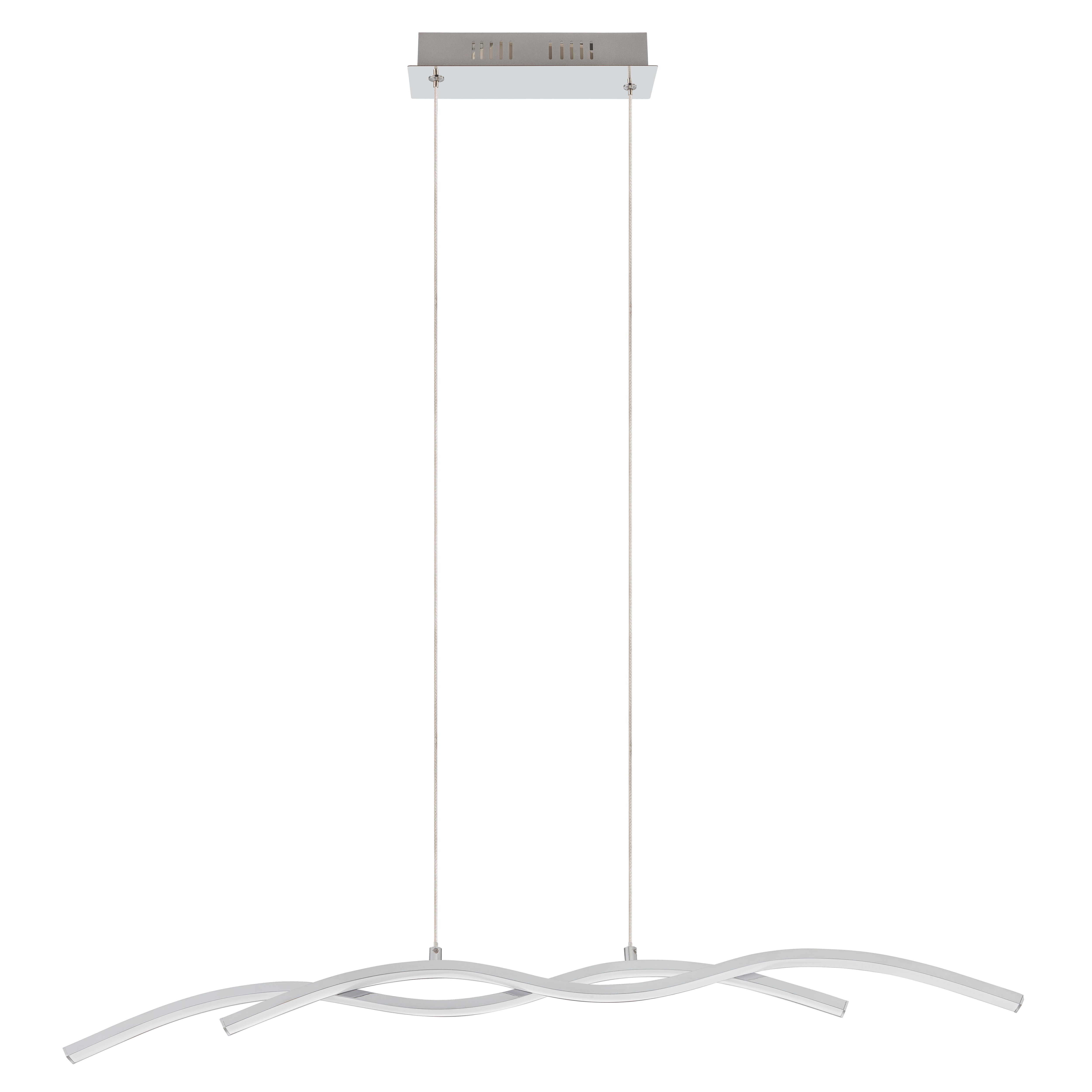 GoodHome Alani Chrome effect 2 Lamp LED Pendant ceiling light | DIY at B&Q