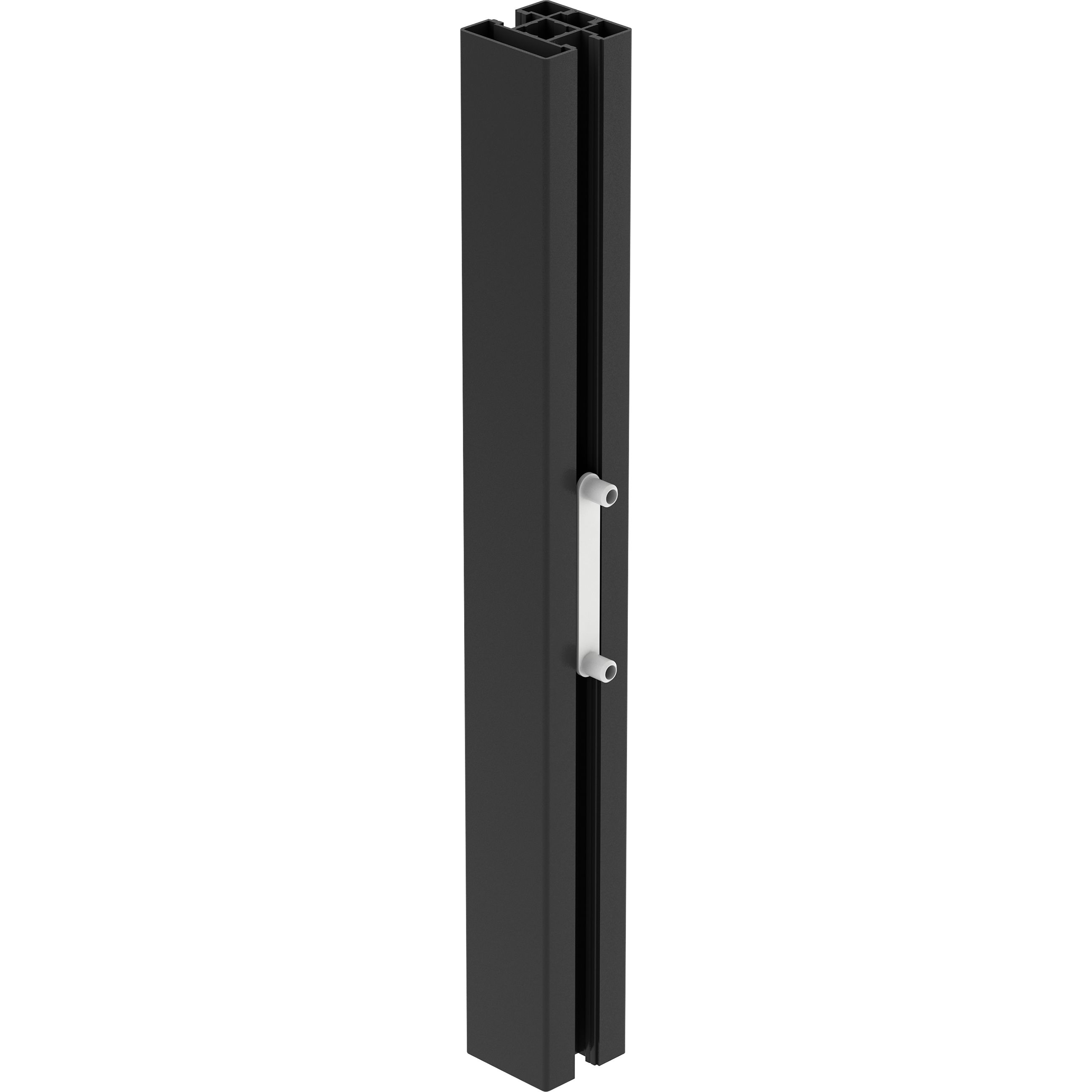 GoodHome Alara Black Room divider post extender (H)0.38m (W)0.04m