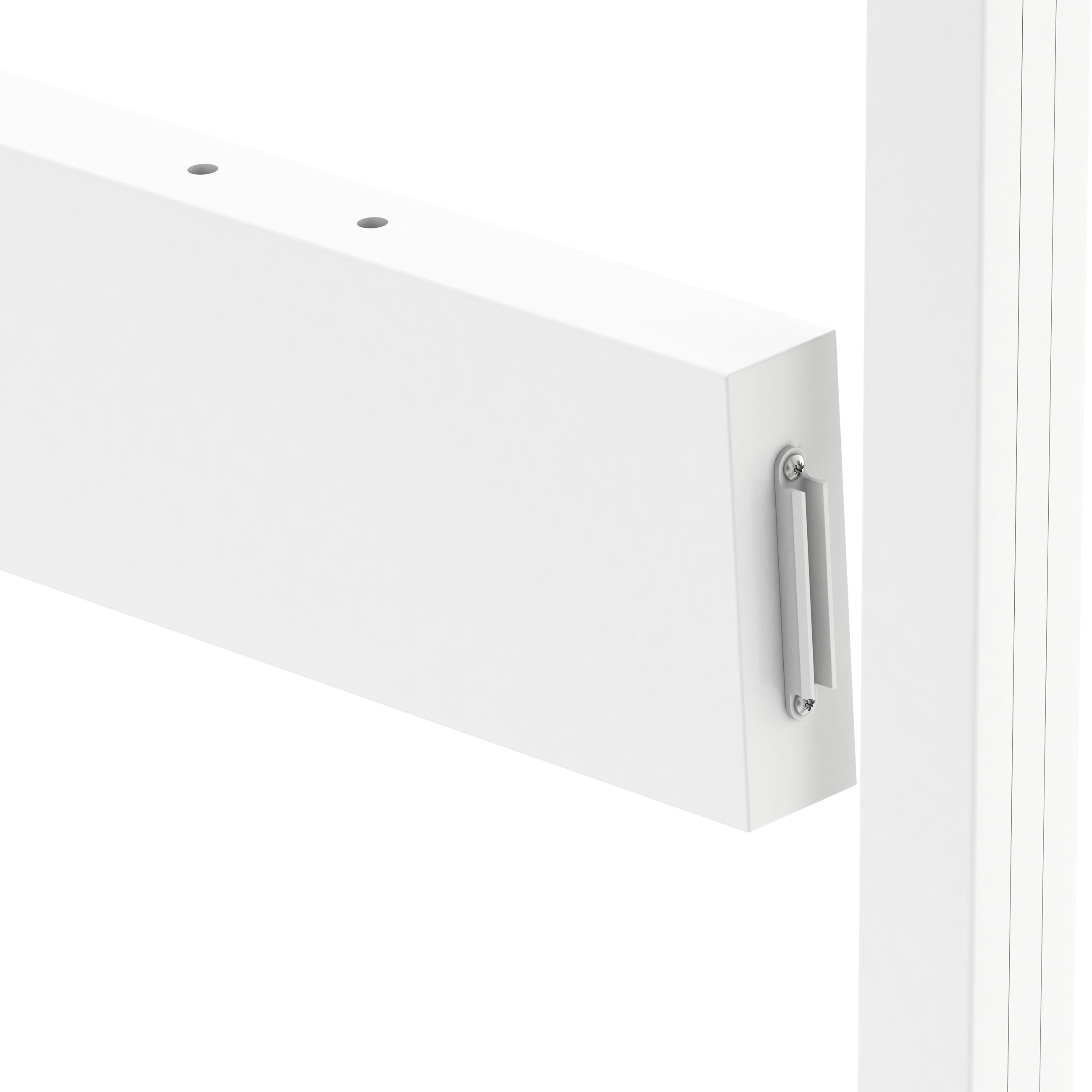 GoodHome Alara White Modular Room divider panel (H)0.13m (W)1m