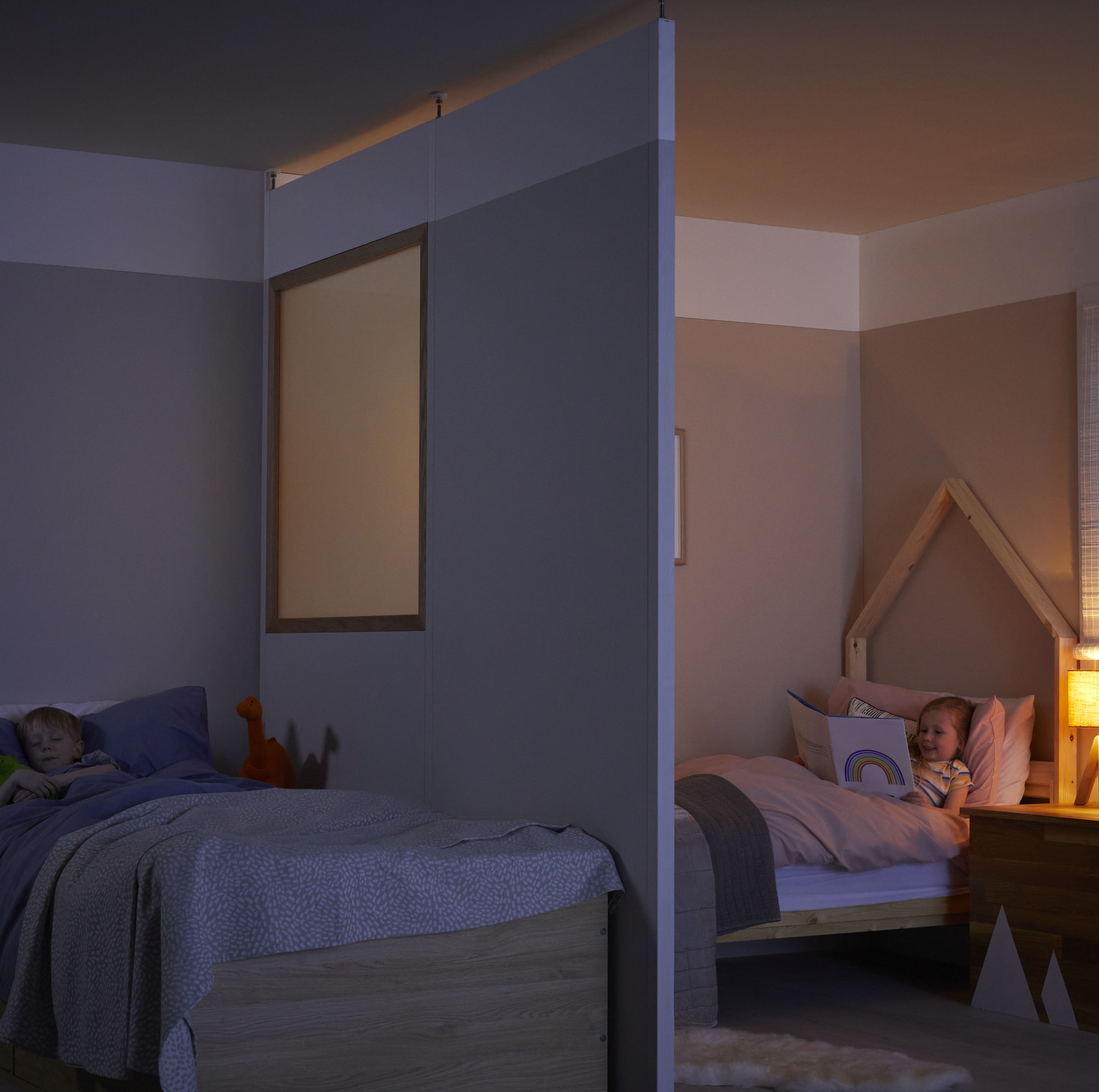 GoodHome Alara White Modular Room divider panel (H)1m (W)1m