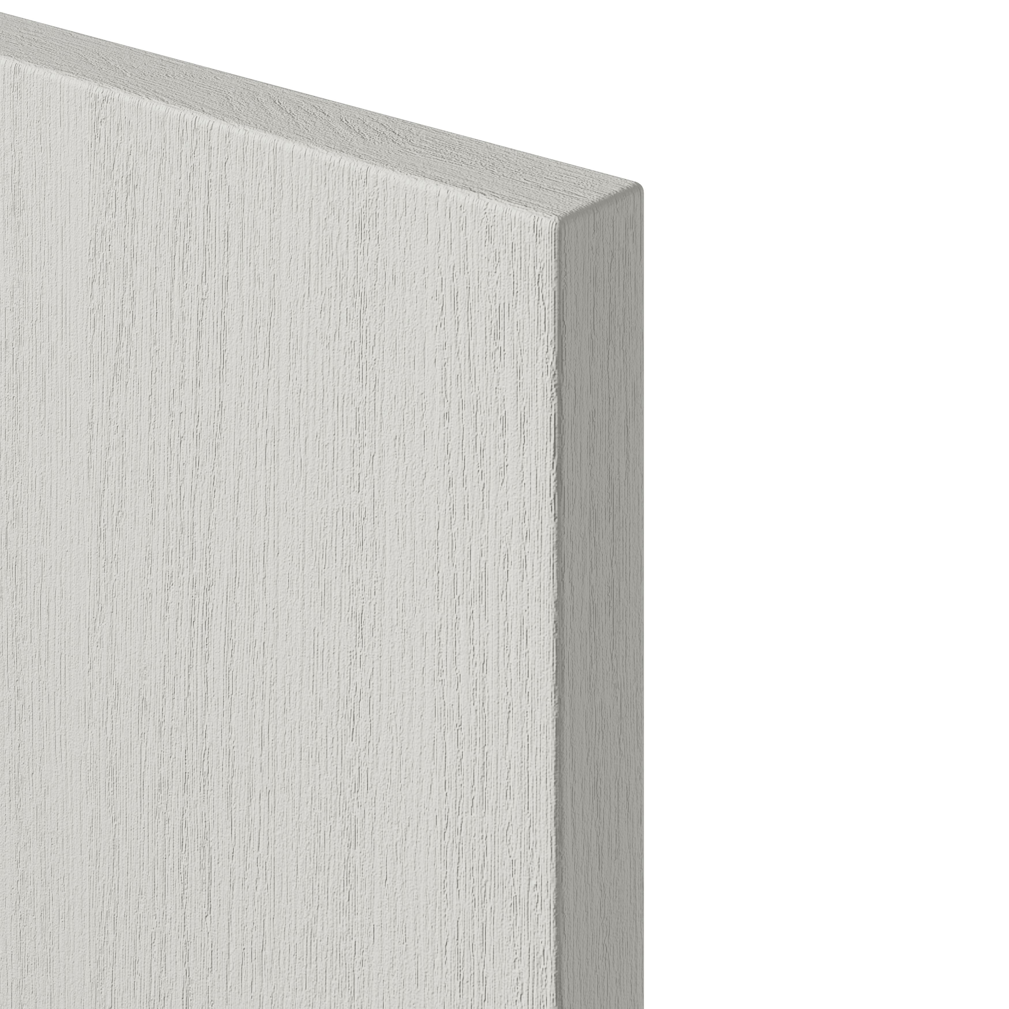 GoodHome Alpinia Matt ivory painted wood effect Tall Clad on panel (H ...