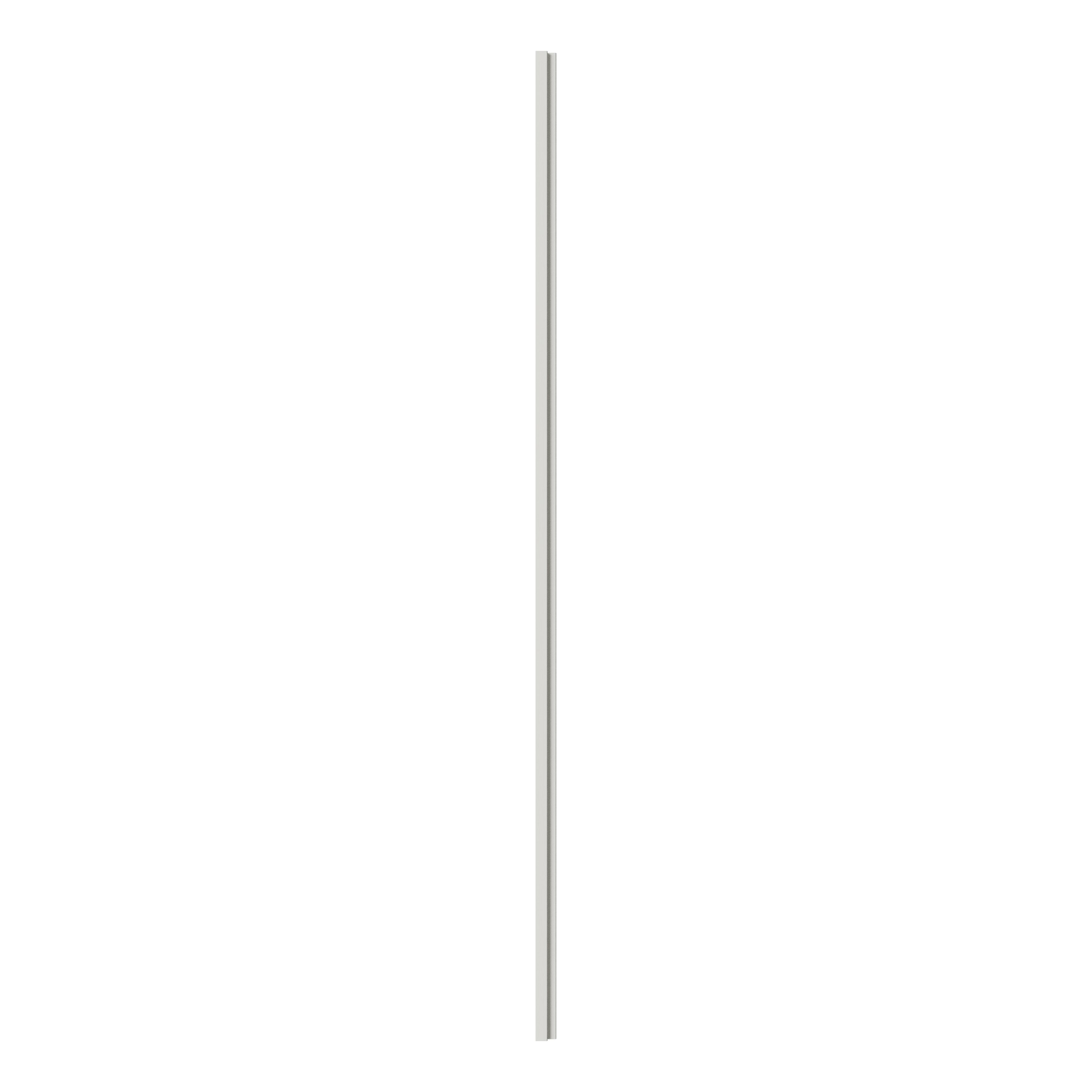 GoodHome Alpinia Matt Ivory Square Pilaster, (H)2400mm (W)80mm | DIY at B&Q