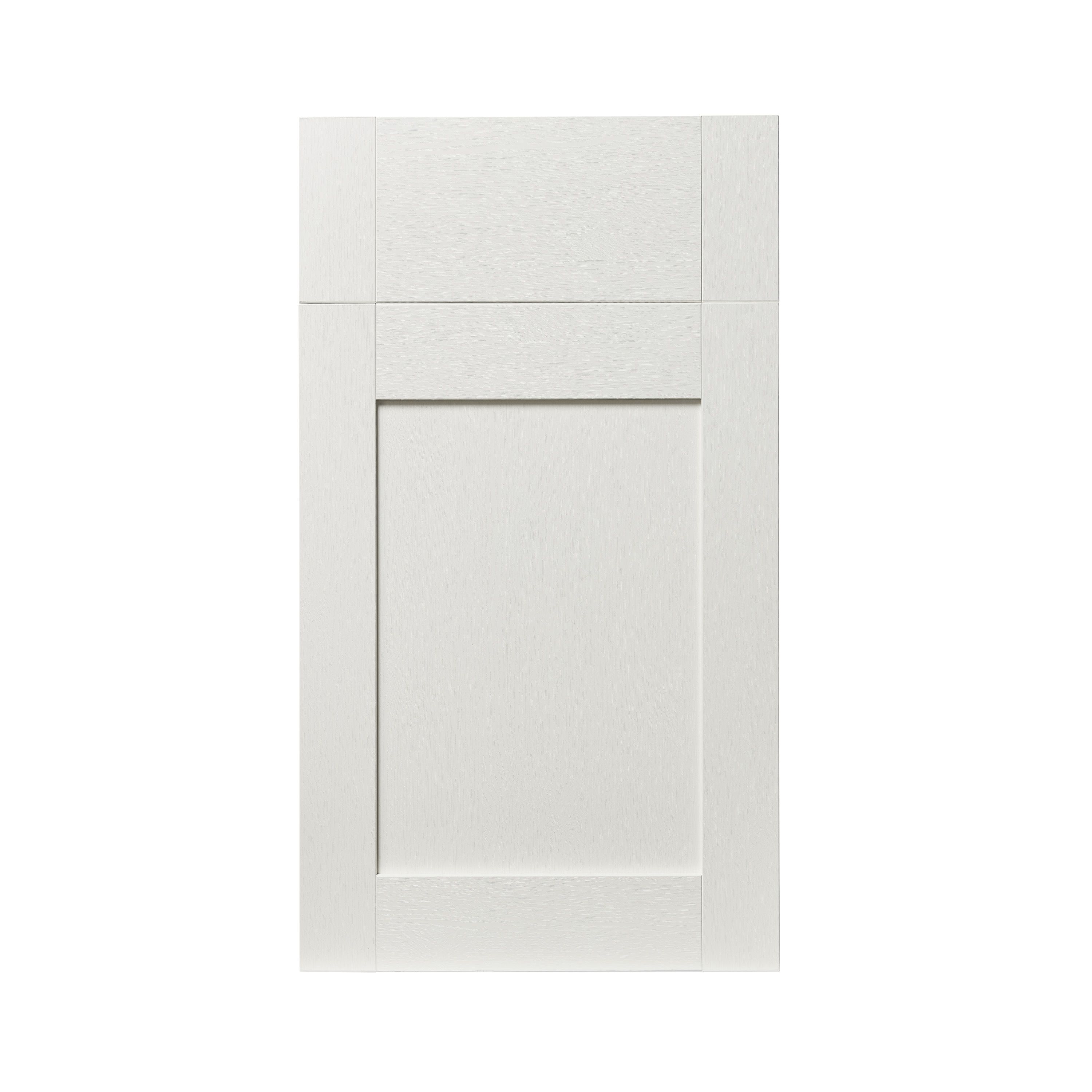 GoodHome Alpinia Matt ivory wood effect Door & drawer, (W)400mm (H ...