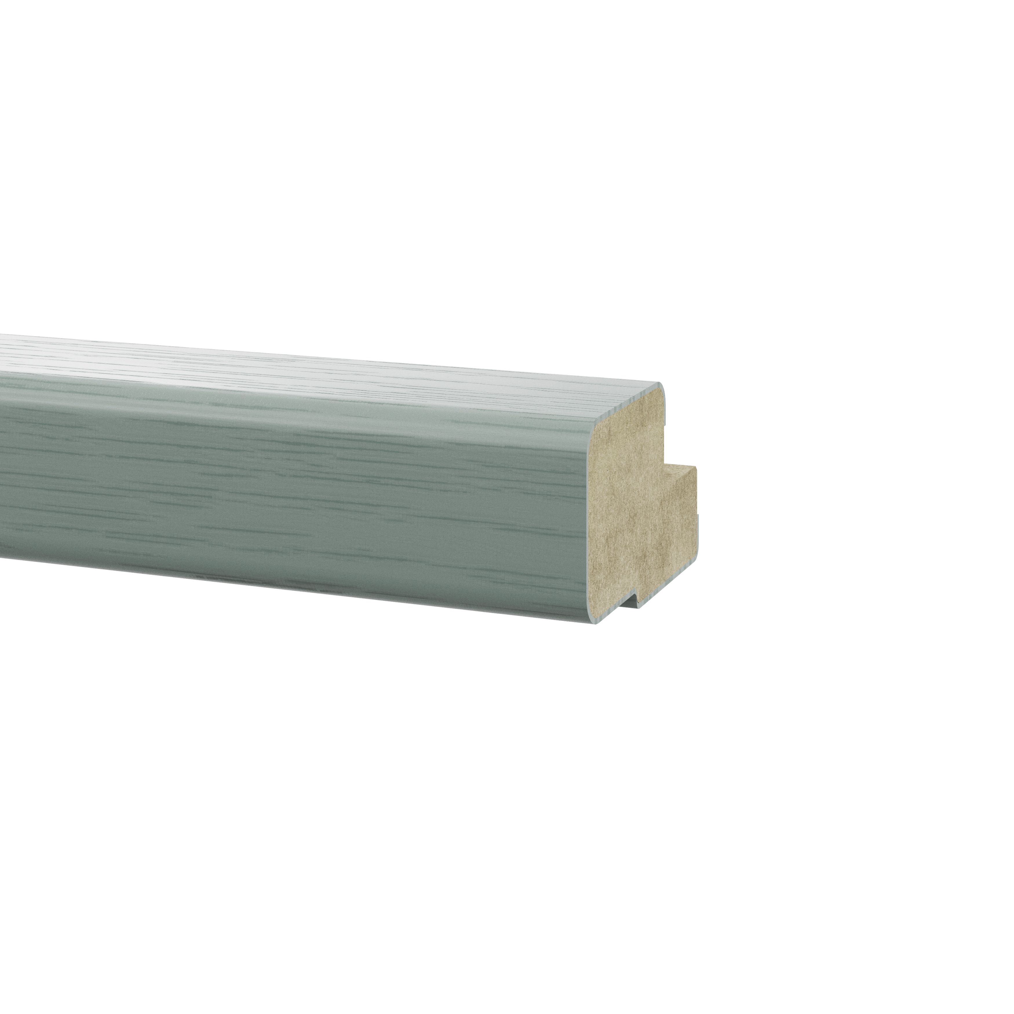 GoodHome Alpinia Matt reed green wood effect Cornice & pelmet, (H)35mm