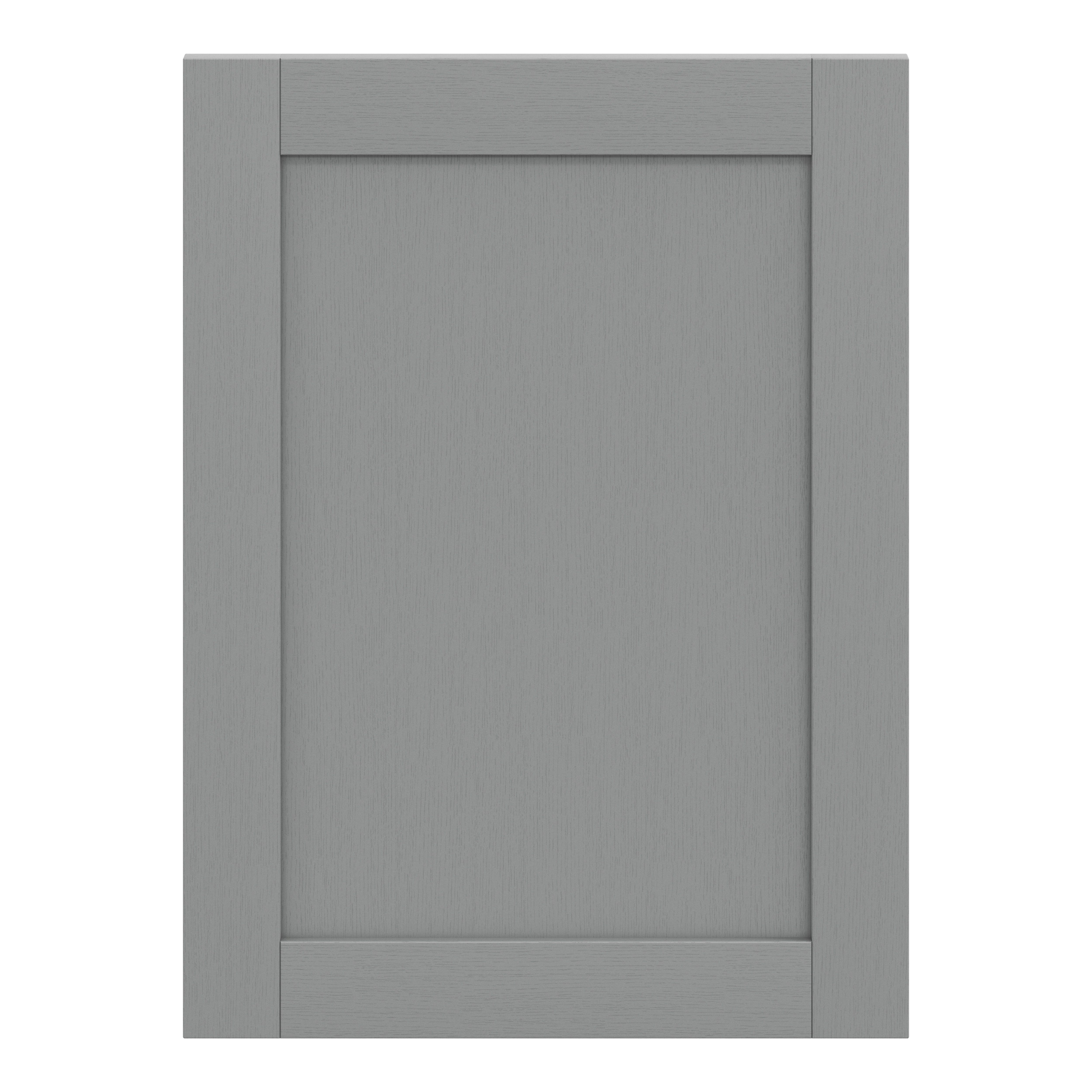 GoodHome Alpinia Matt Slate Grey Painted Wood Effect Shaker Matt slate ...