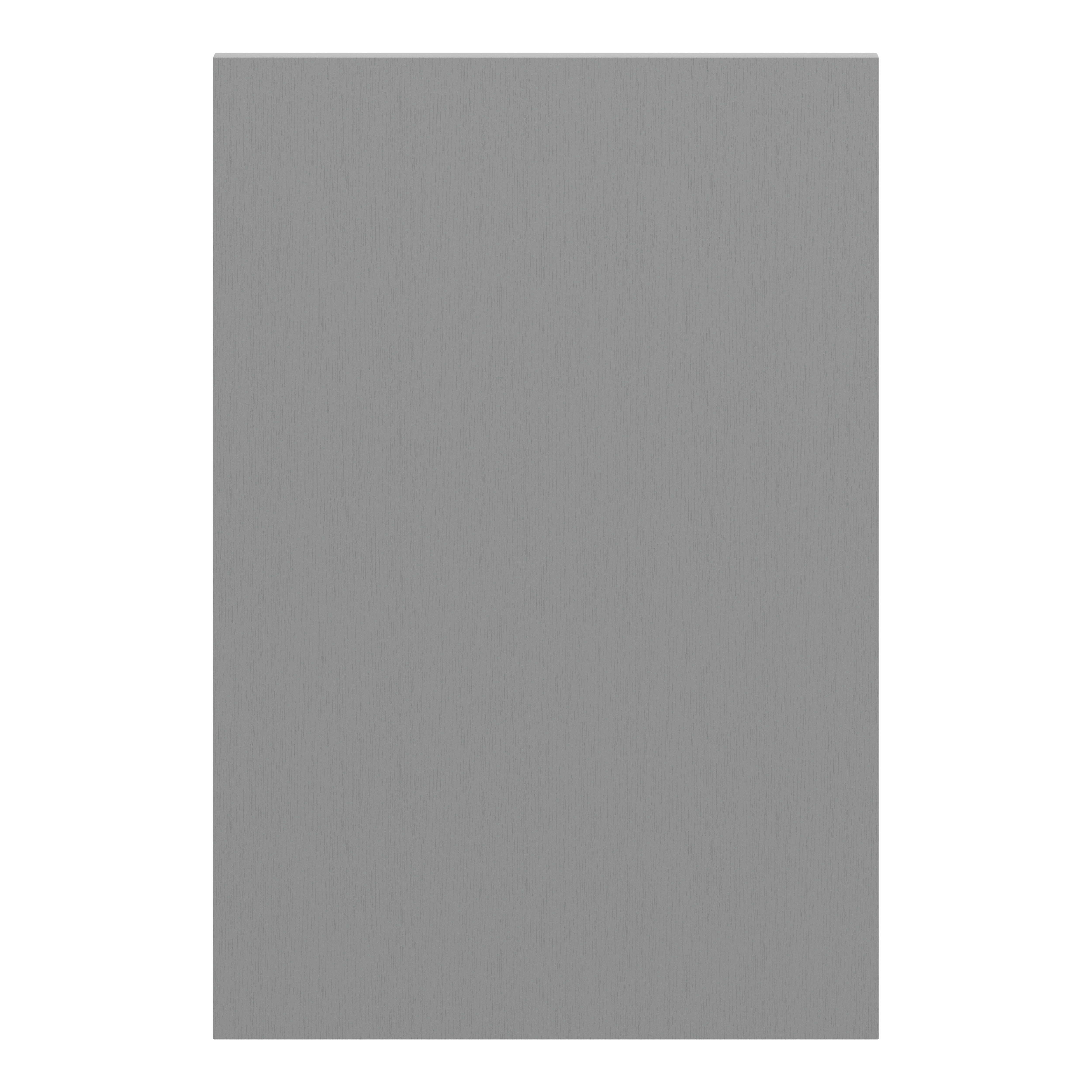 GoodHome Alpinia Matt Slate Grey Painted Wood Effect Shaker Standard ...