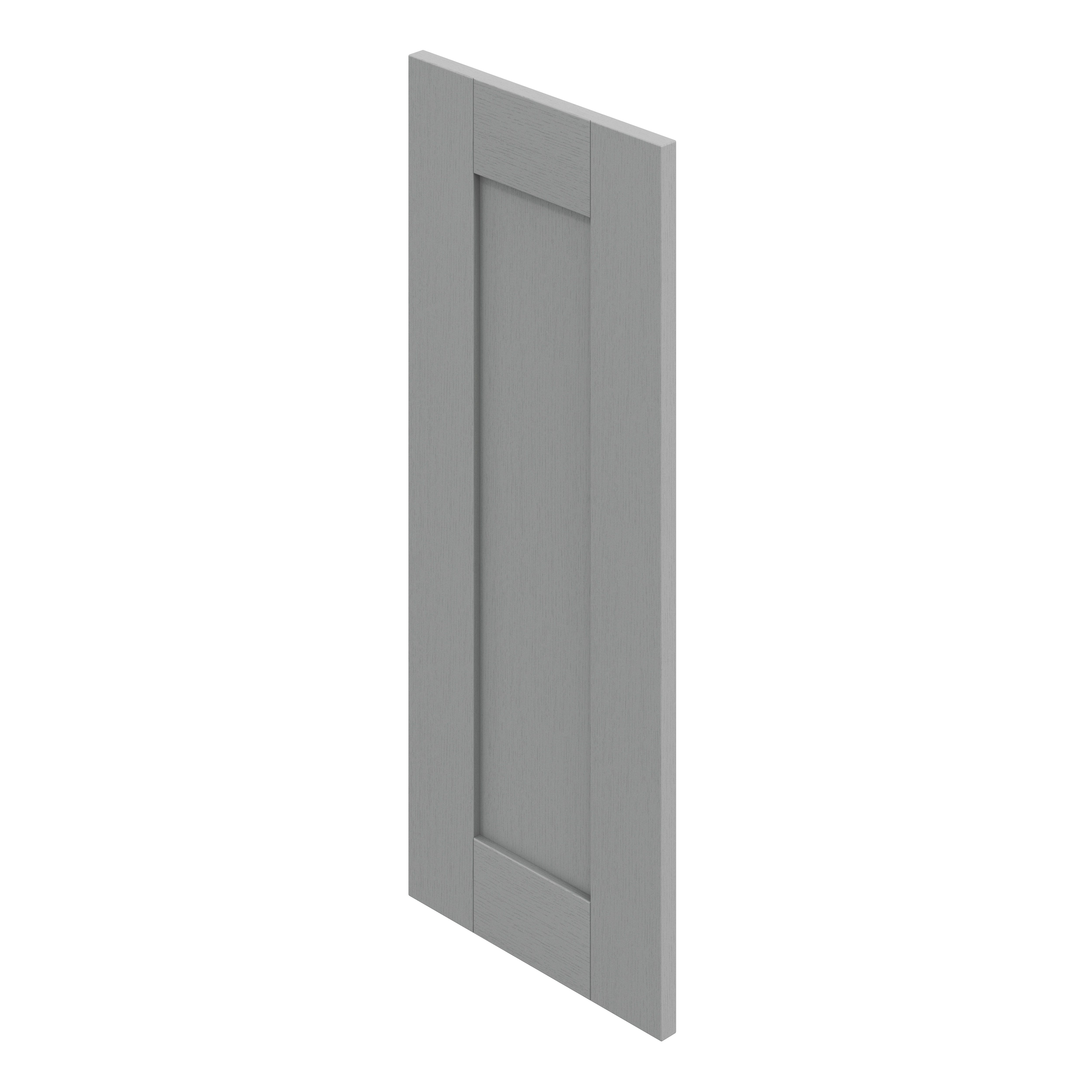 GoodHome Alpinia Matt slate grey wood effect Shaker Highline Cabinet ...