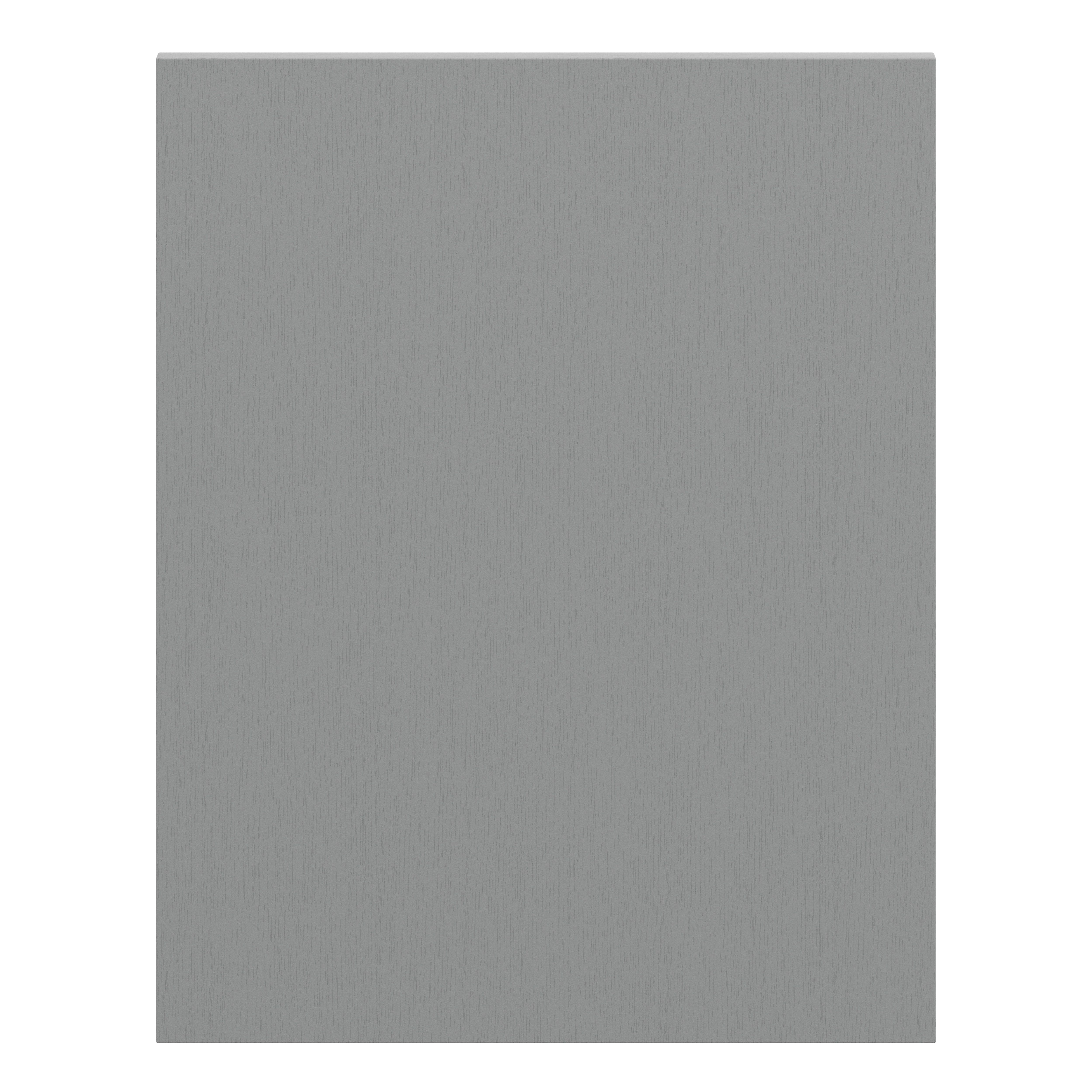 GoodHome Alpinia Matt slate grey wood effect Shaker RH Standard End ...