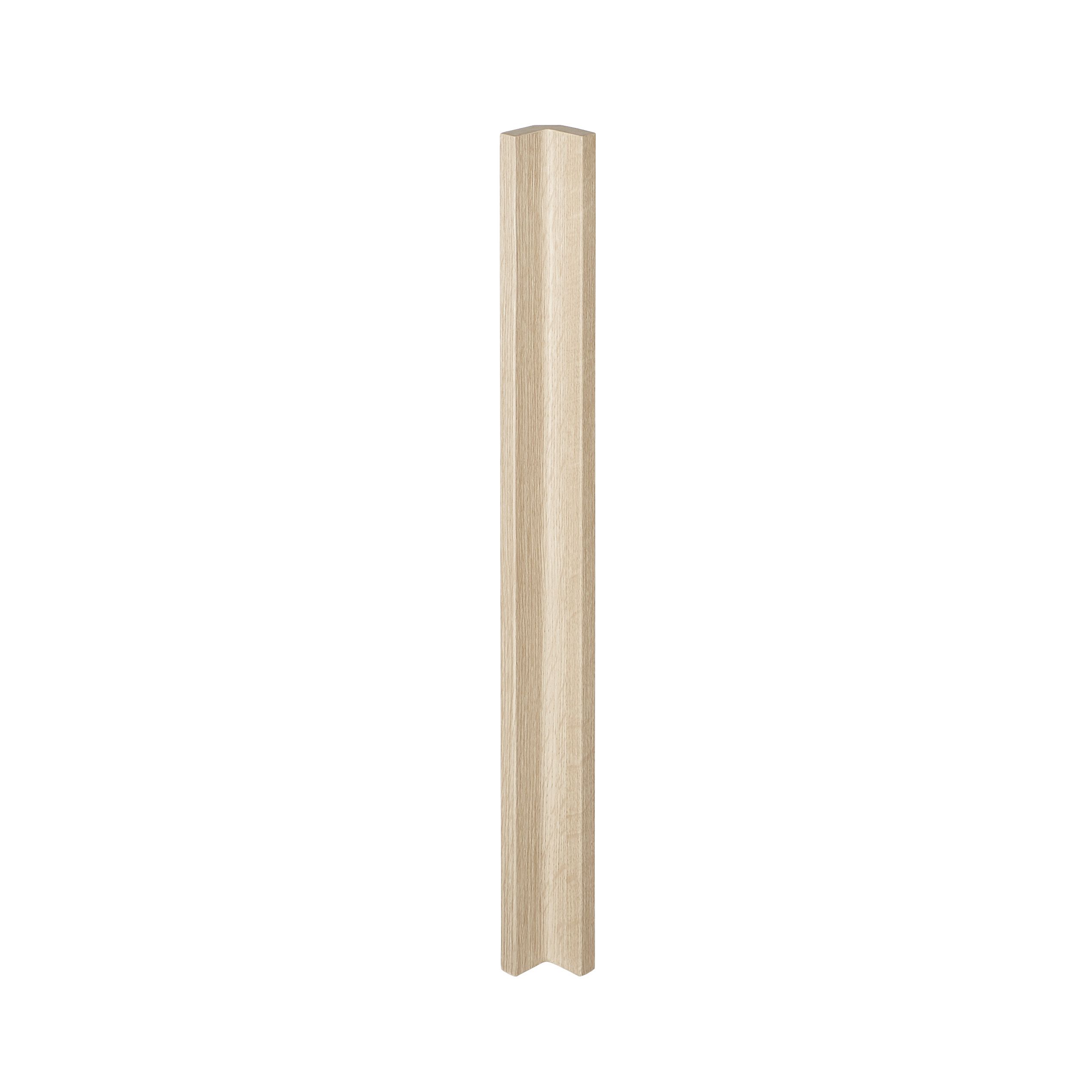 GoodHome Alpinia Oak effect shaker Standard Corner post, (W)59mm (H ...