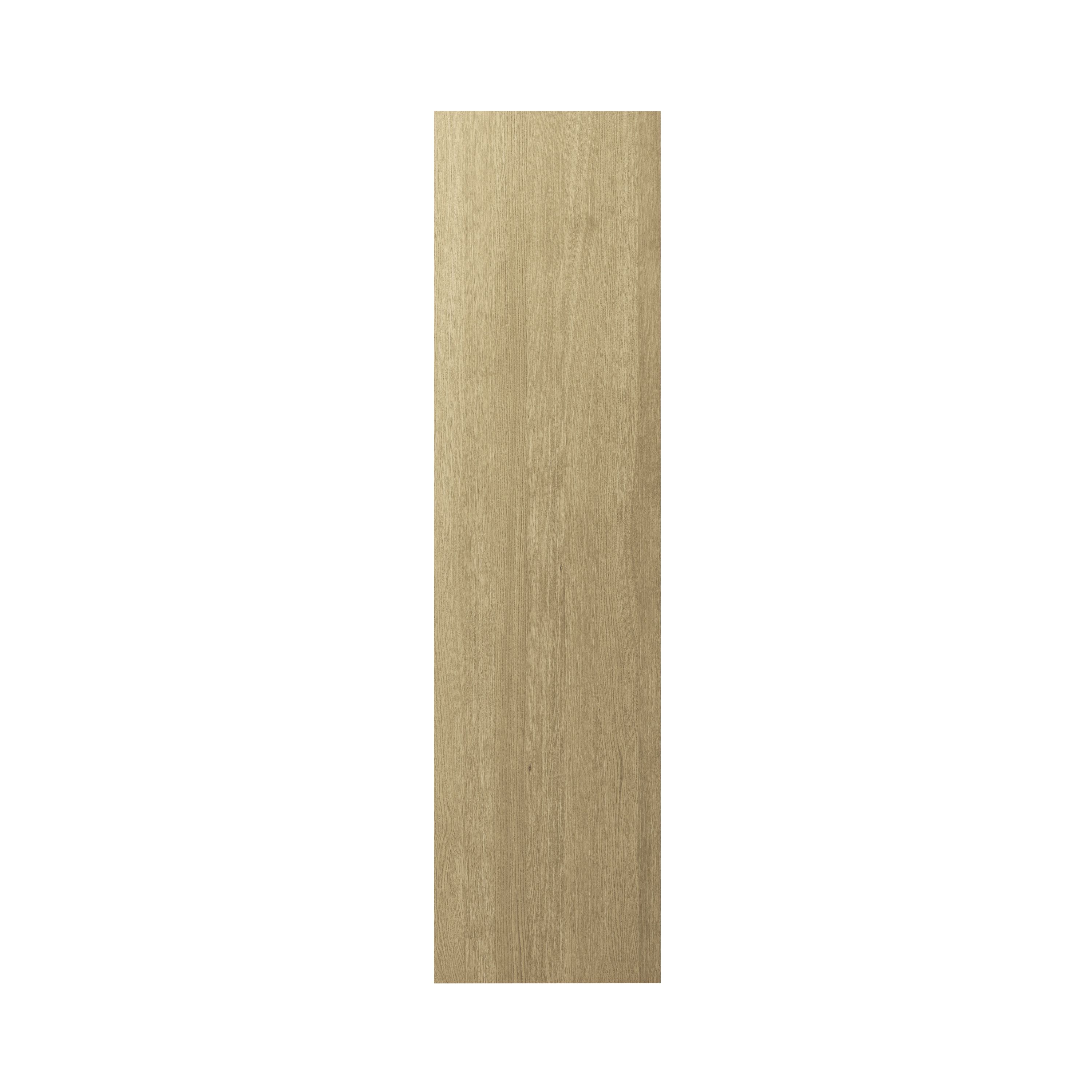 GoodHome Alpinia Oak effect shaker Tall Appliance & larder End panel (H ...