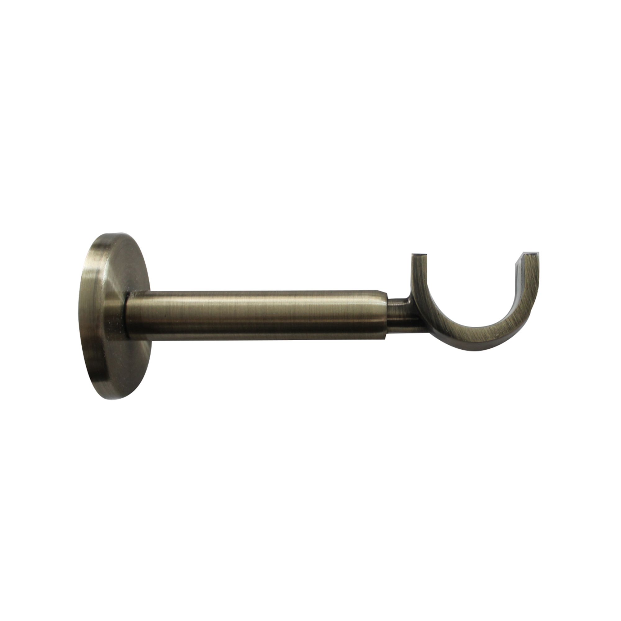 GoodHome Antiki Gold Polished Antique brass effect Metal Medium ...