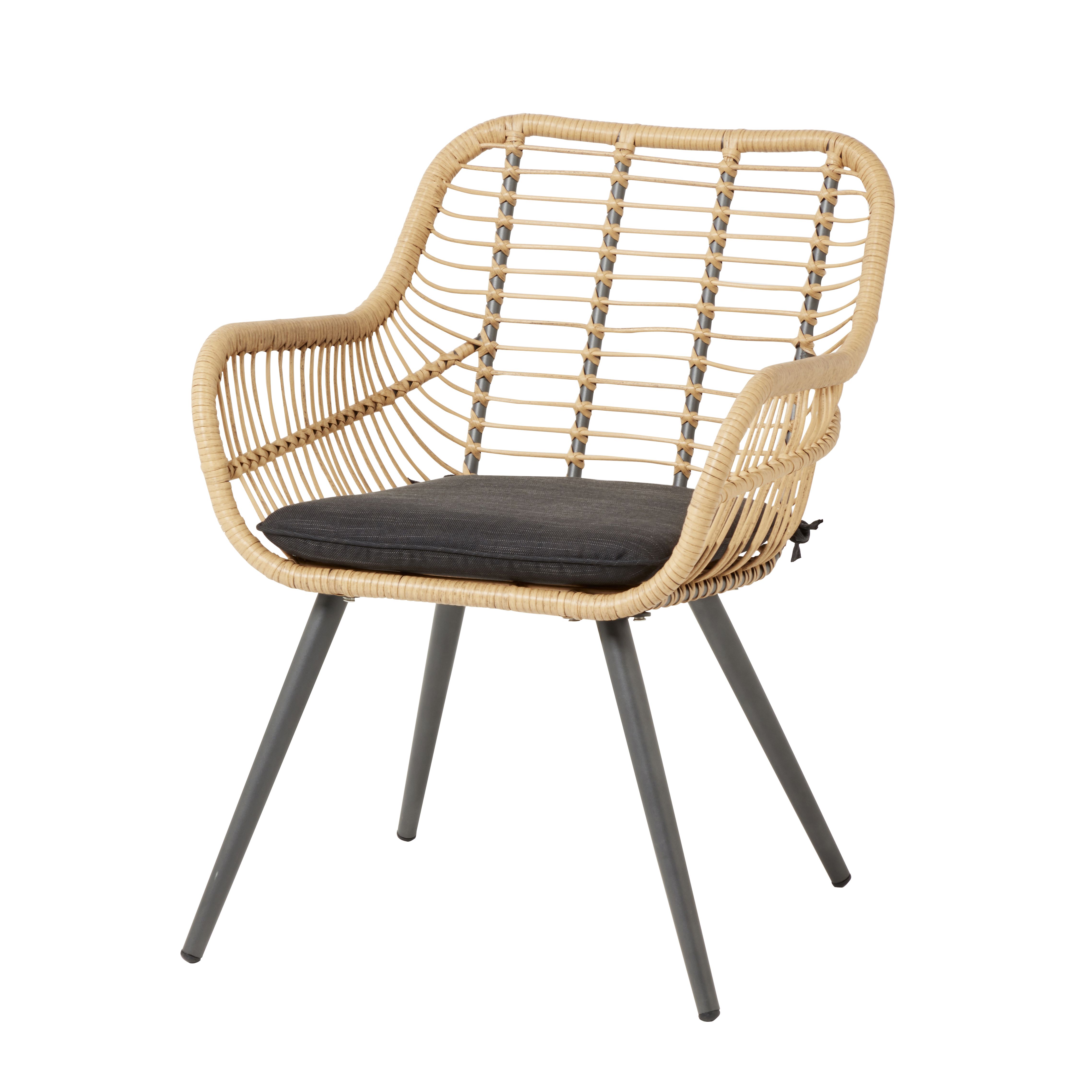 Apolima brown rattan effect armchair store