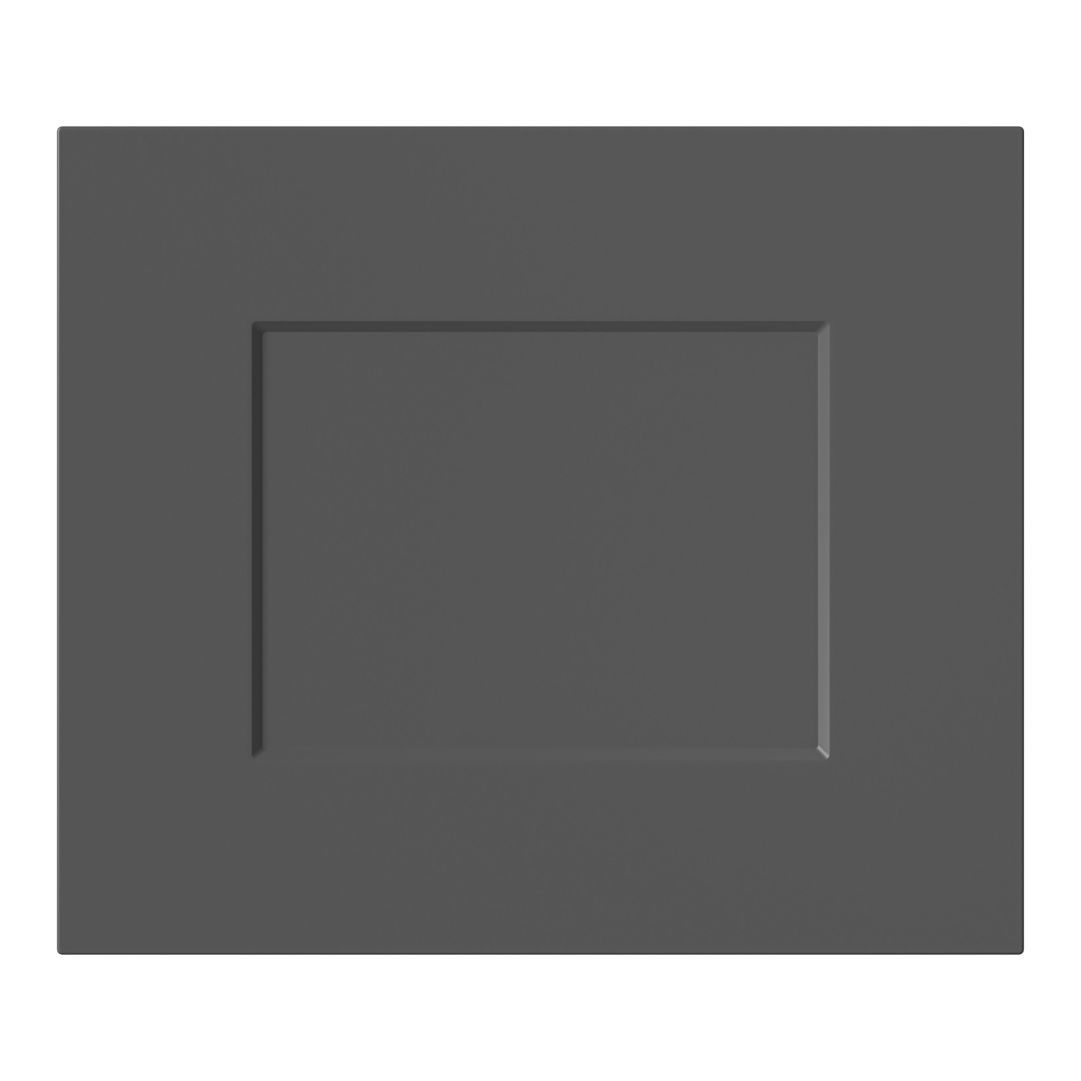 GoodHome Artemisia Innovo handleless Matt graphite Shaker 2 drawer ...