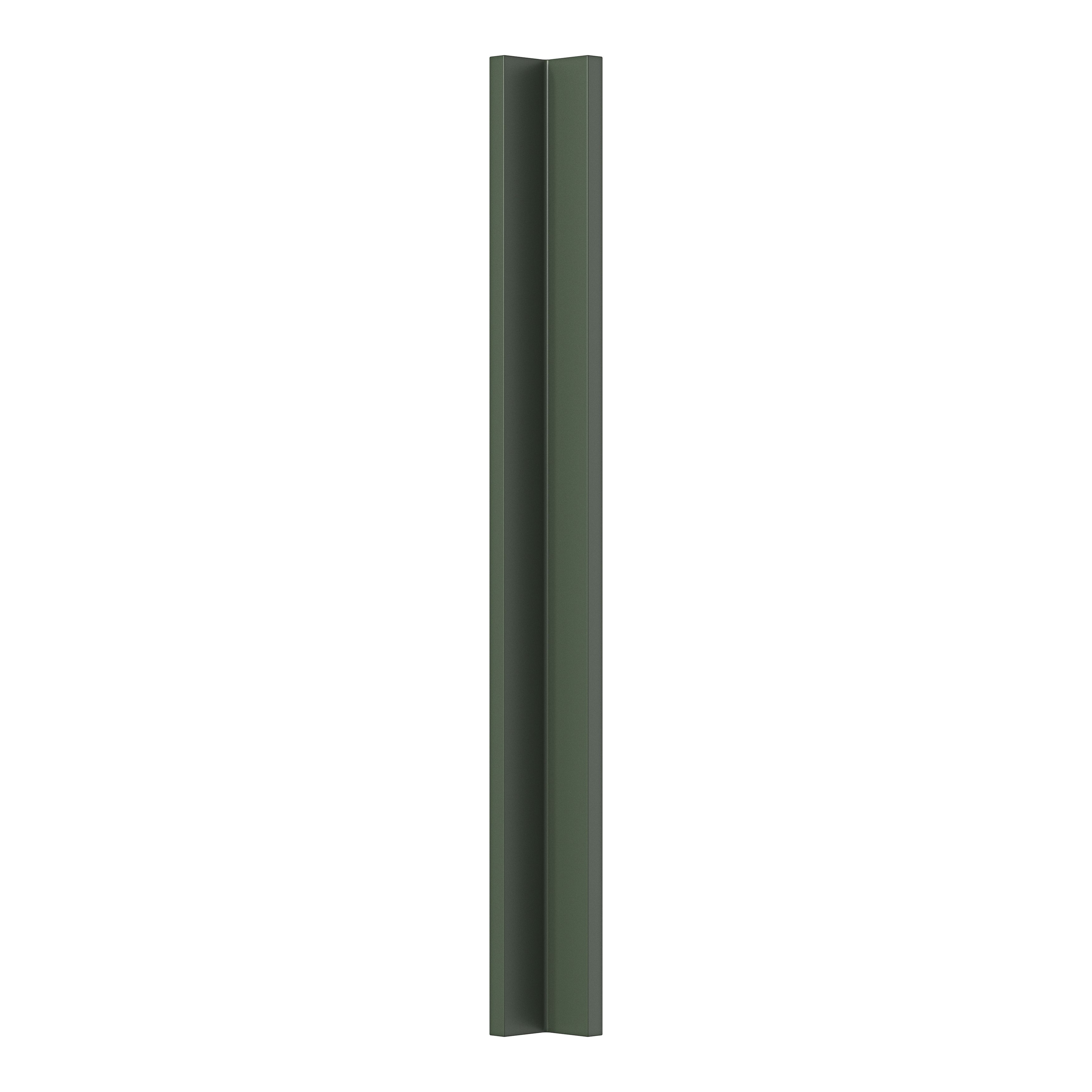 GoodHome Artemisia Matt dark green shaker Matt dark green Standard ...
