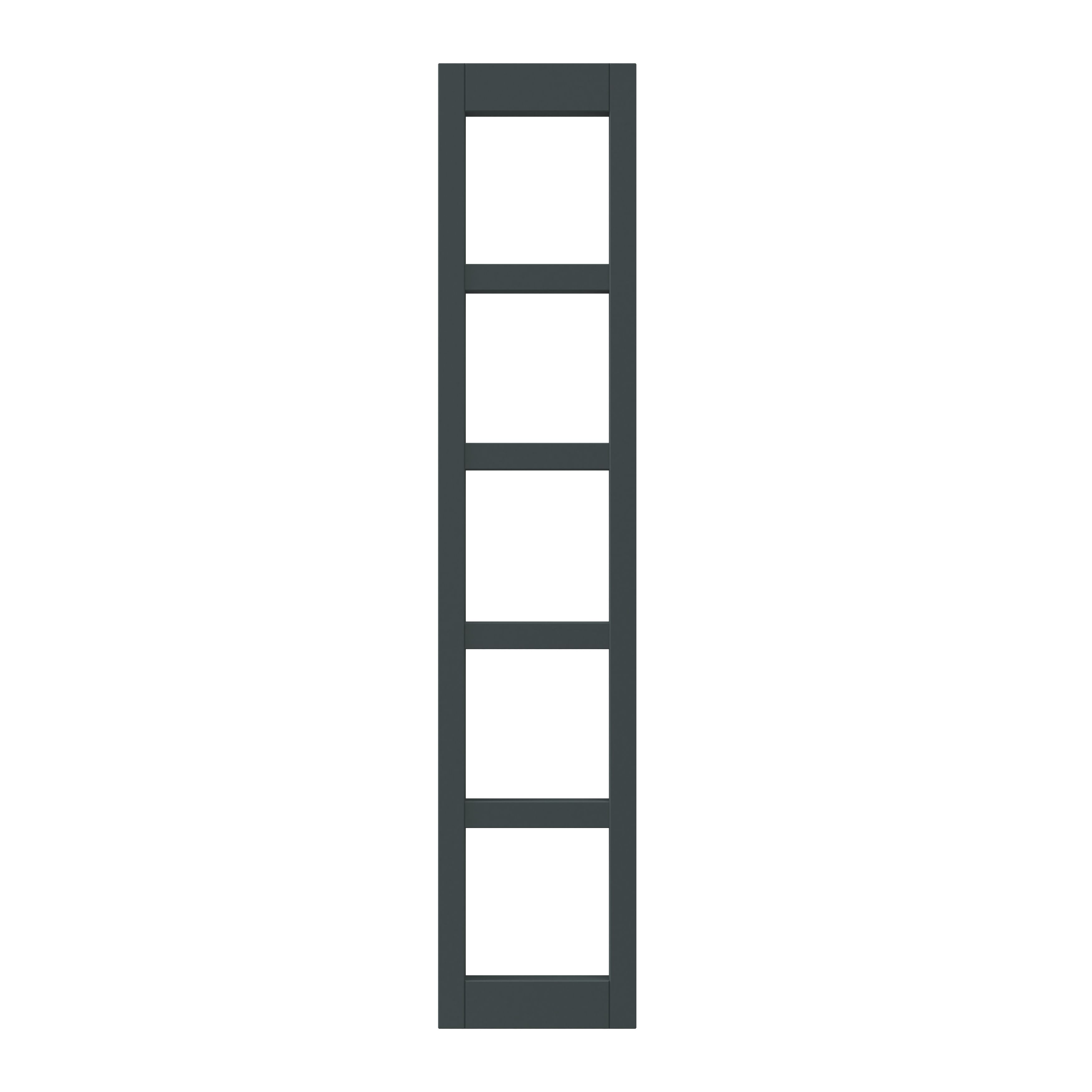 GoodHome Artemisia Matt dark green shaker Wine rack fascia, (H)715mm(W ...