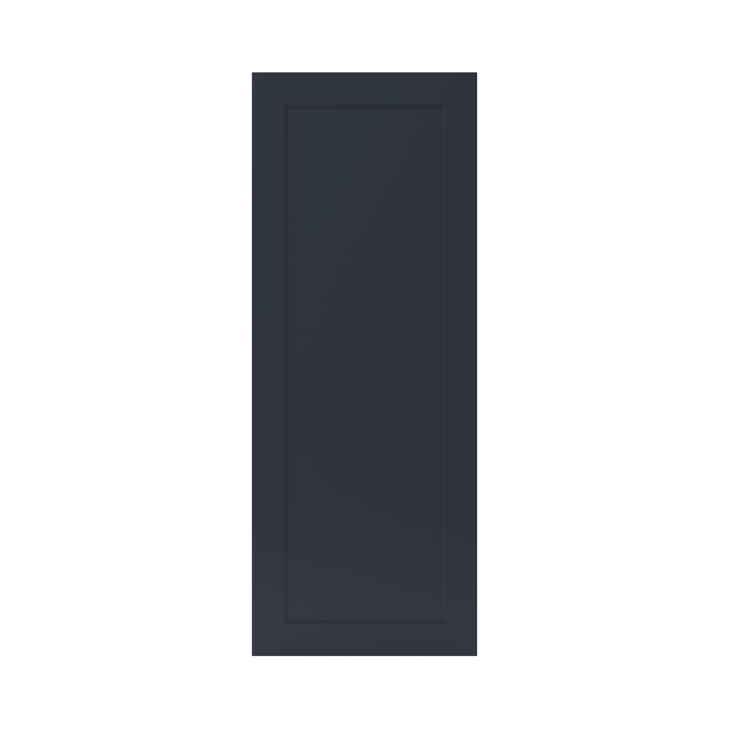 GoodHome Artemisia Matt midnight blue Classic shaker Larder Cabinet ...