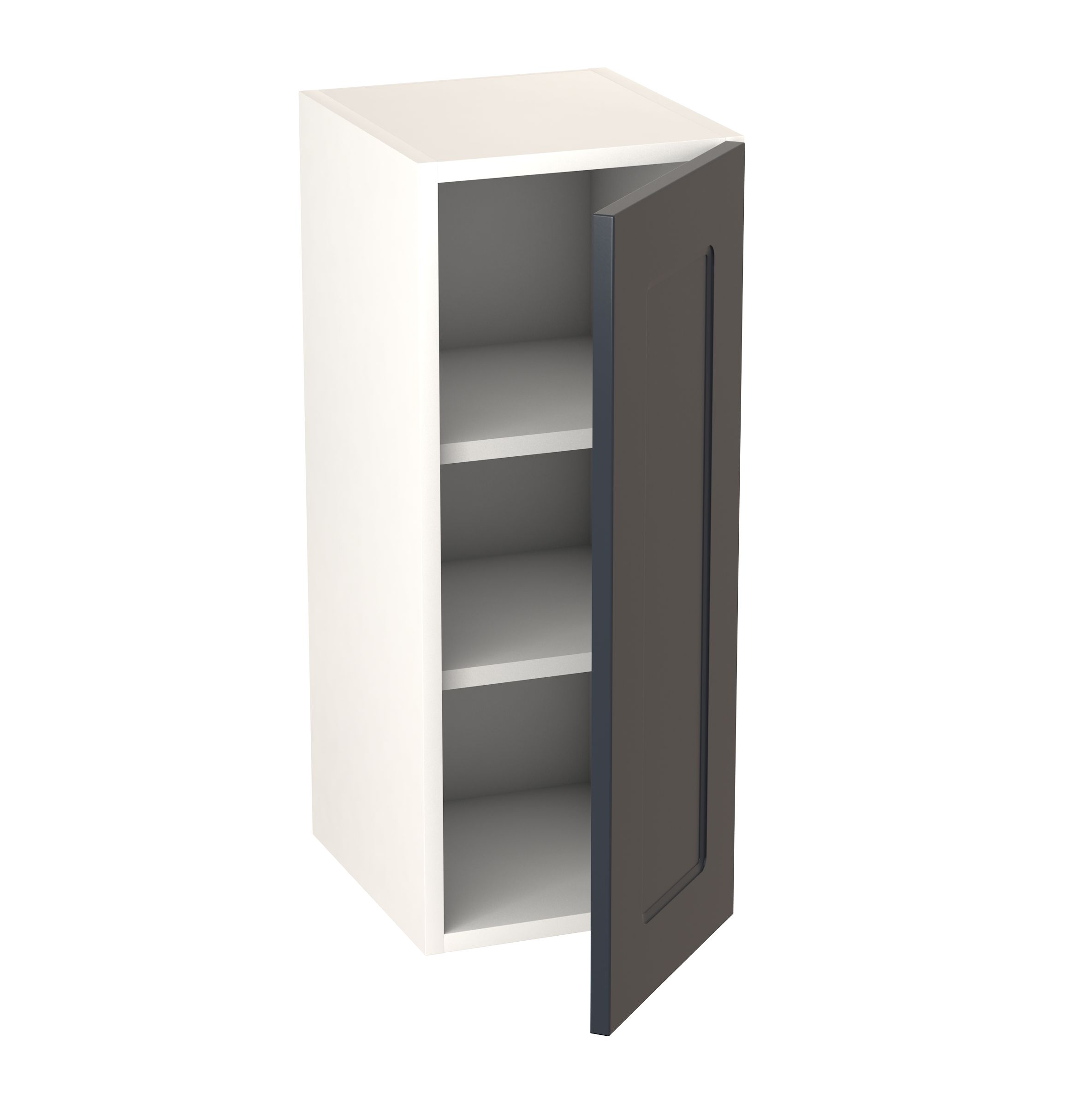 GOODHOME ARTEMISIA MATT MIDNIGHT BLUE WALL KITCHEN CABINET (W) 300MM (H ...
