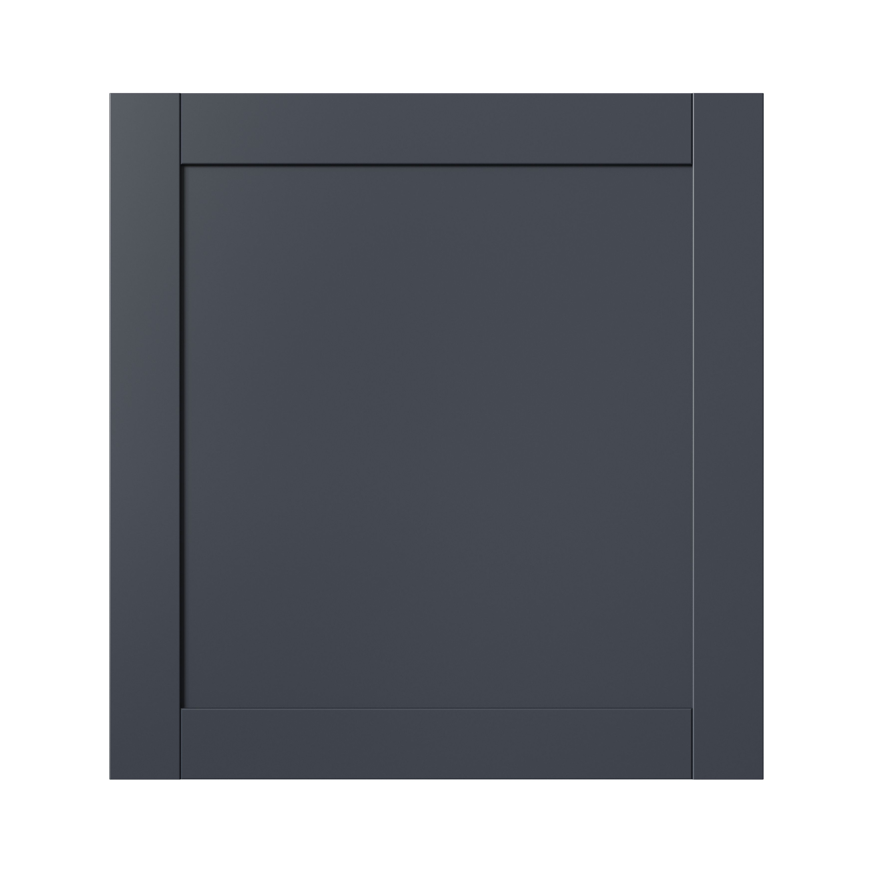 GoodHome Ashmead Matt midnight blue Shaker Appliance Cabinet door (W ...