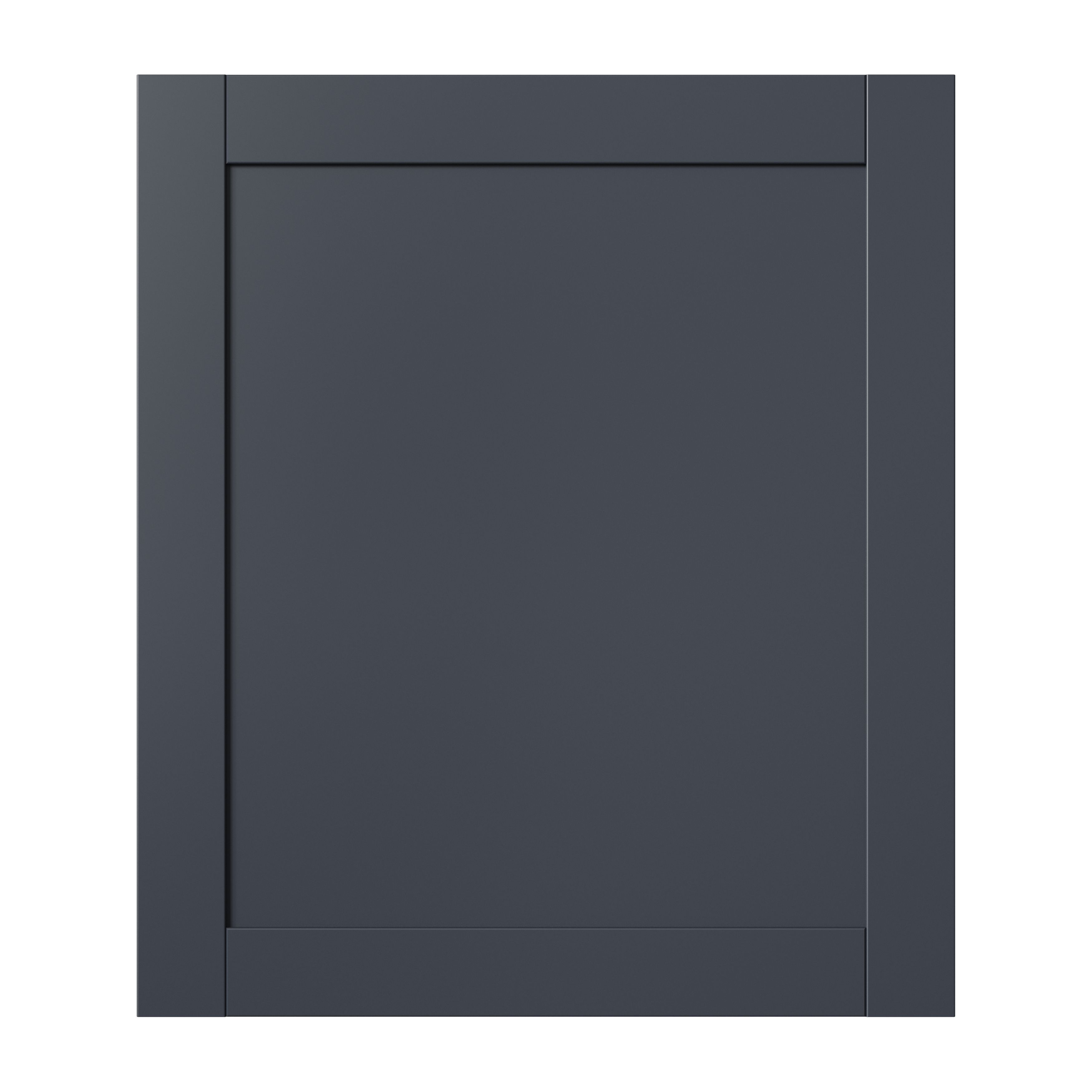GoodHome Ashmead Matt midnight blue Shaker Appliance Cabinet door (W ...