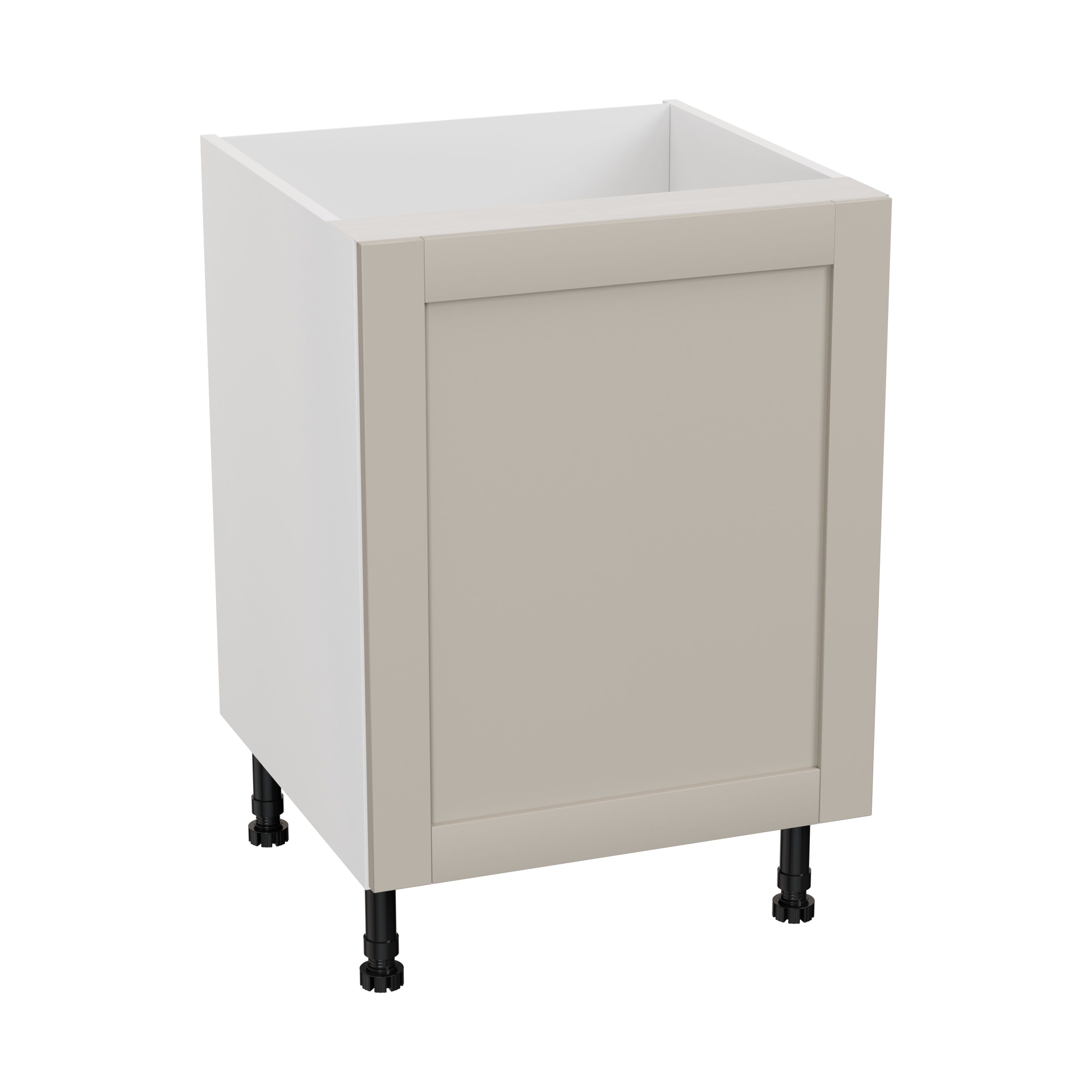 GoodHome Ashmead Matt pebble Base Kitchen cabinet (W) 600mm (H)720mm