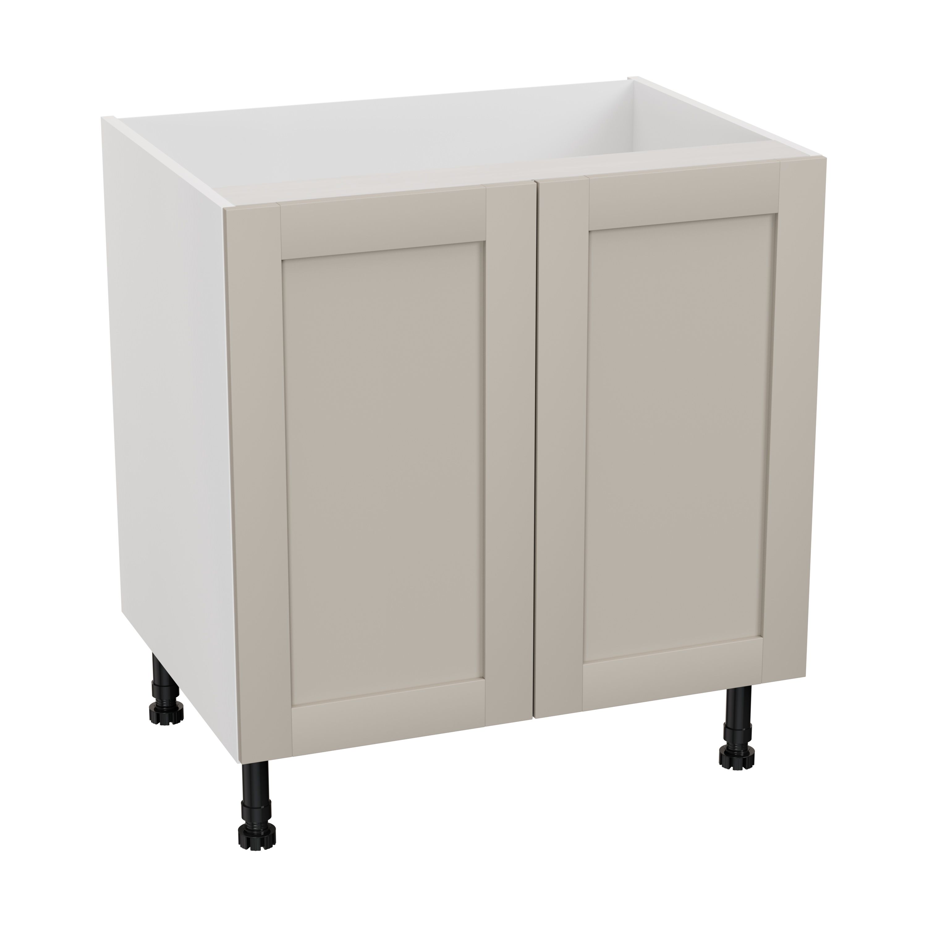 GoodHome Ashmead Matt pebble Base Kitchen cabinet (W) 800mm (H)720mm