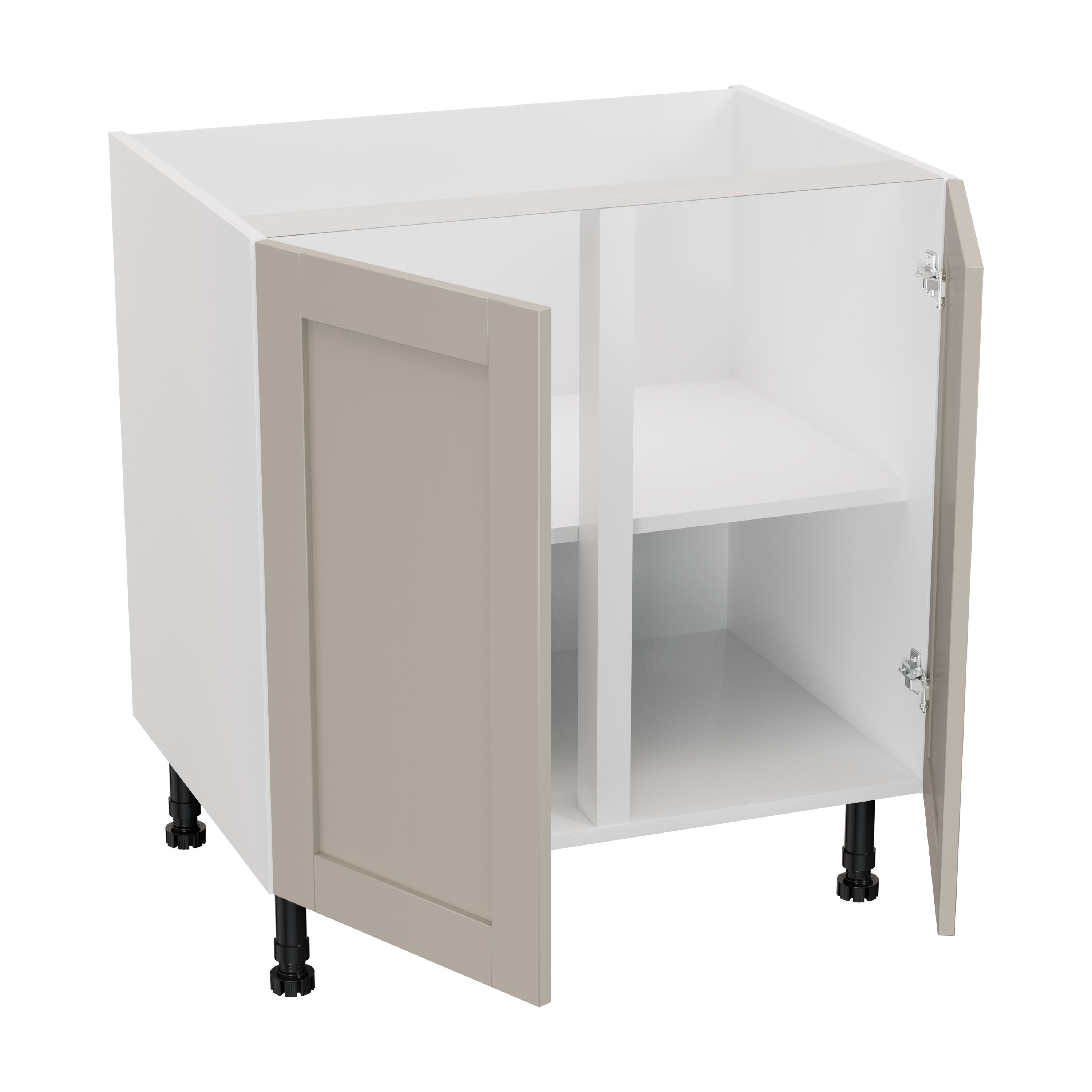 GoodHome Ashmead Matt pebble Base Kitchen cabinet (W) 800mm (H)720mm