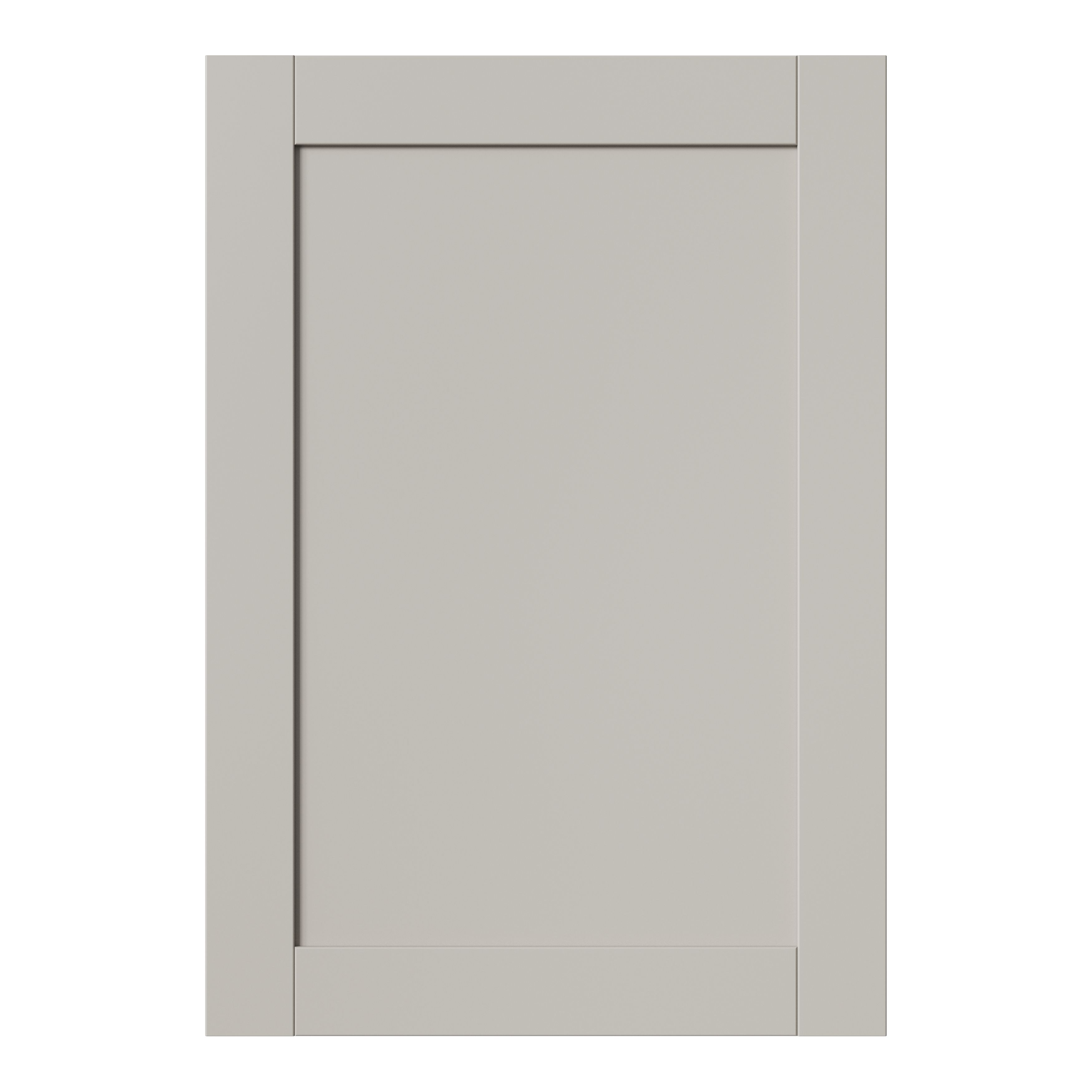 GoodHome Ashmead Matt pebble Highline Cabinet door (W)500mm (H)715mm (T ...